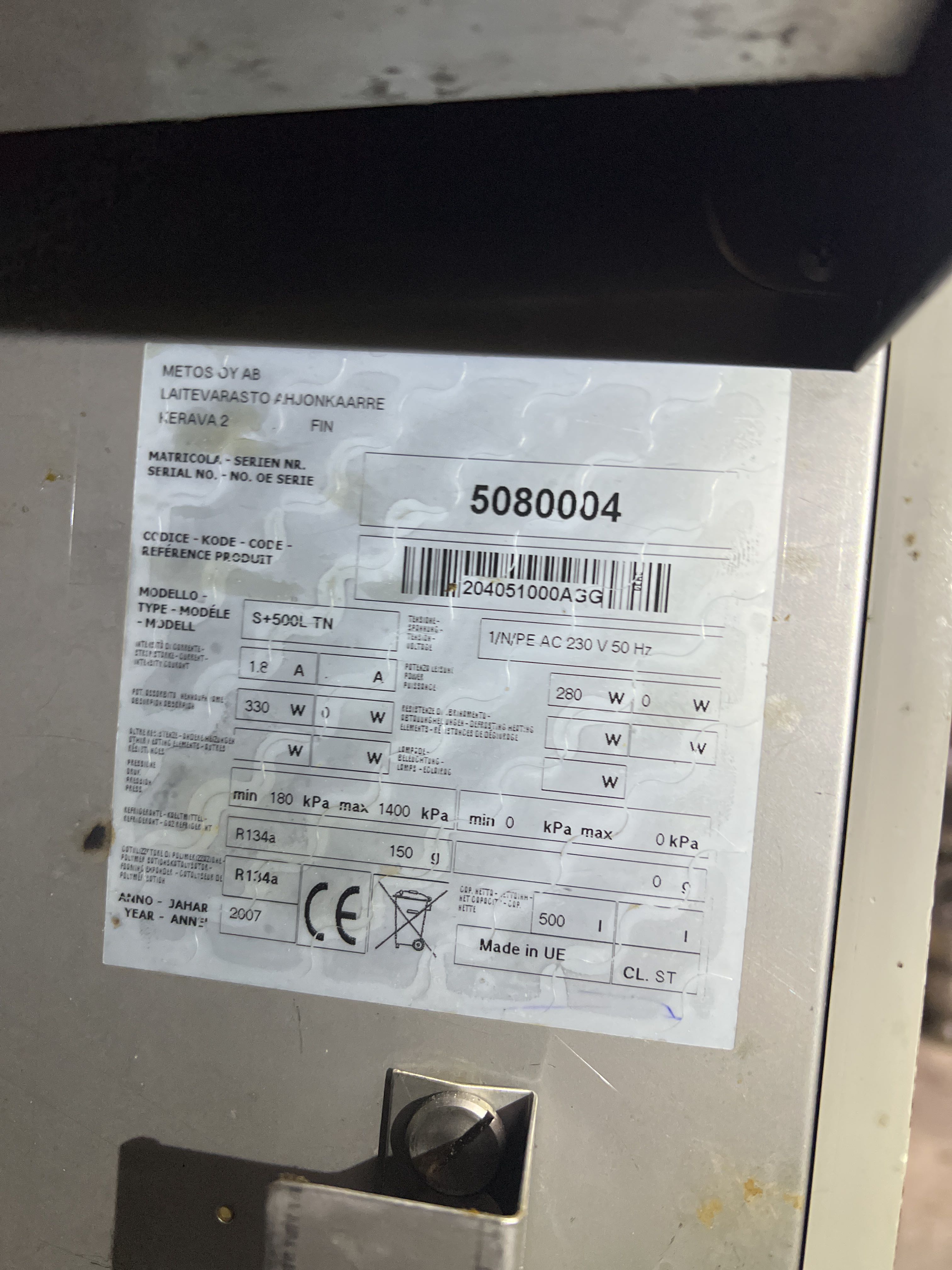 Metos restaurant fridge - PS Auction - We value the future - Largest in ...