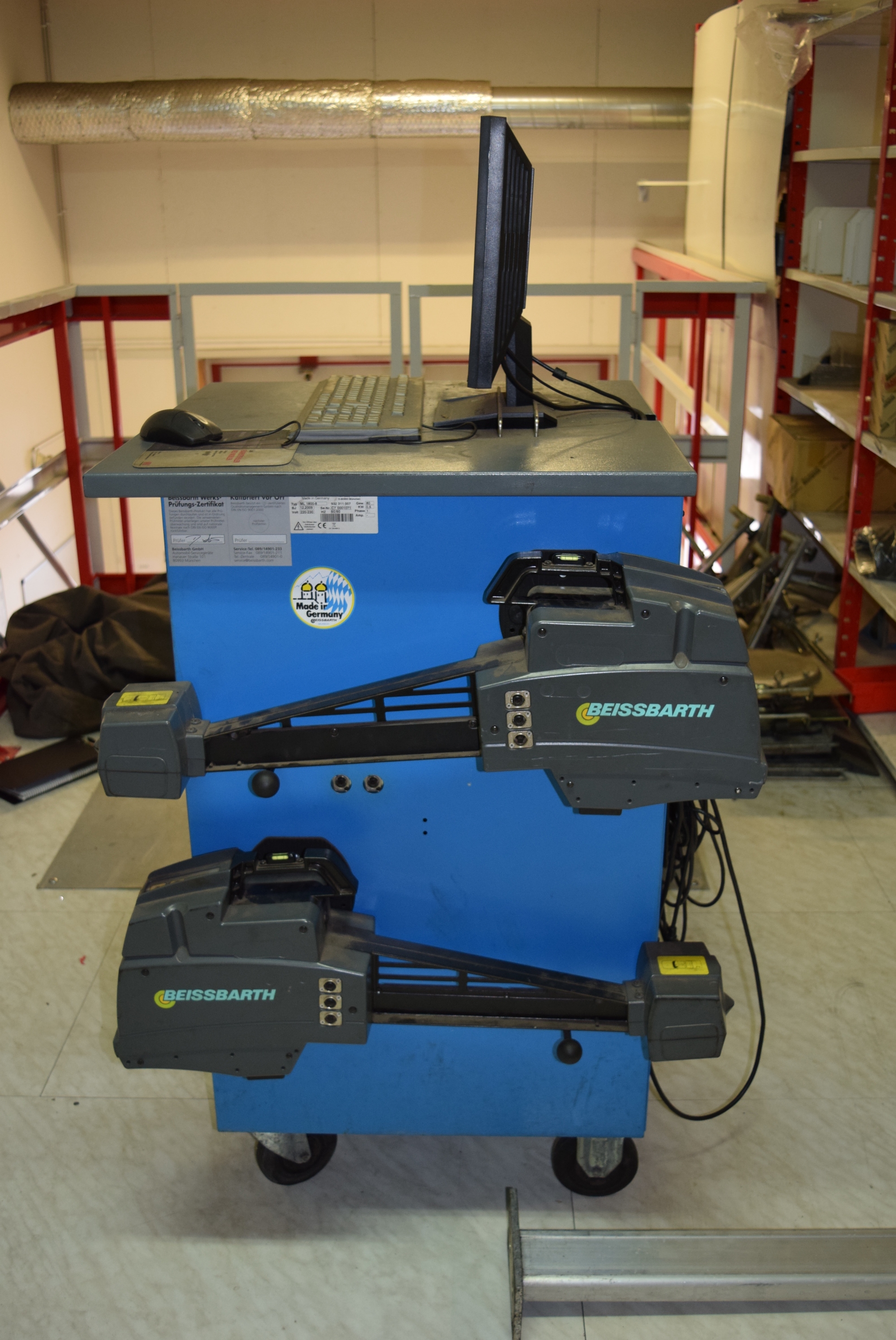 Wheel alignment machine Beissbarth Microline 1800 - PS Auction - We ...