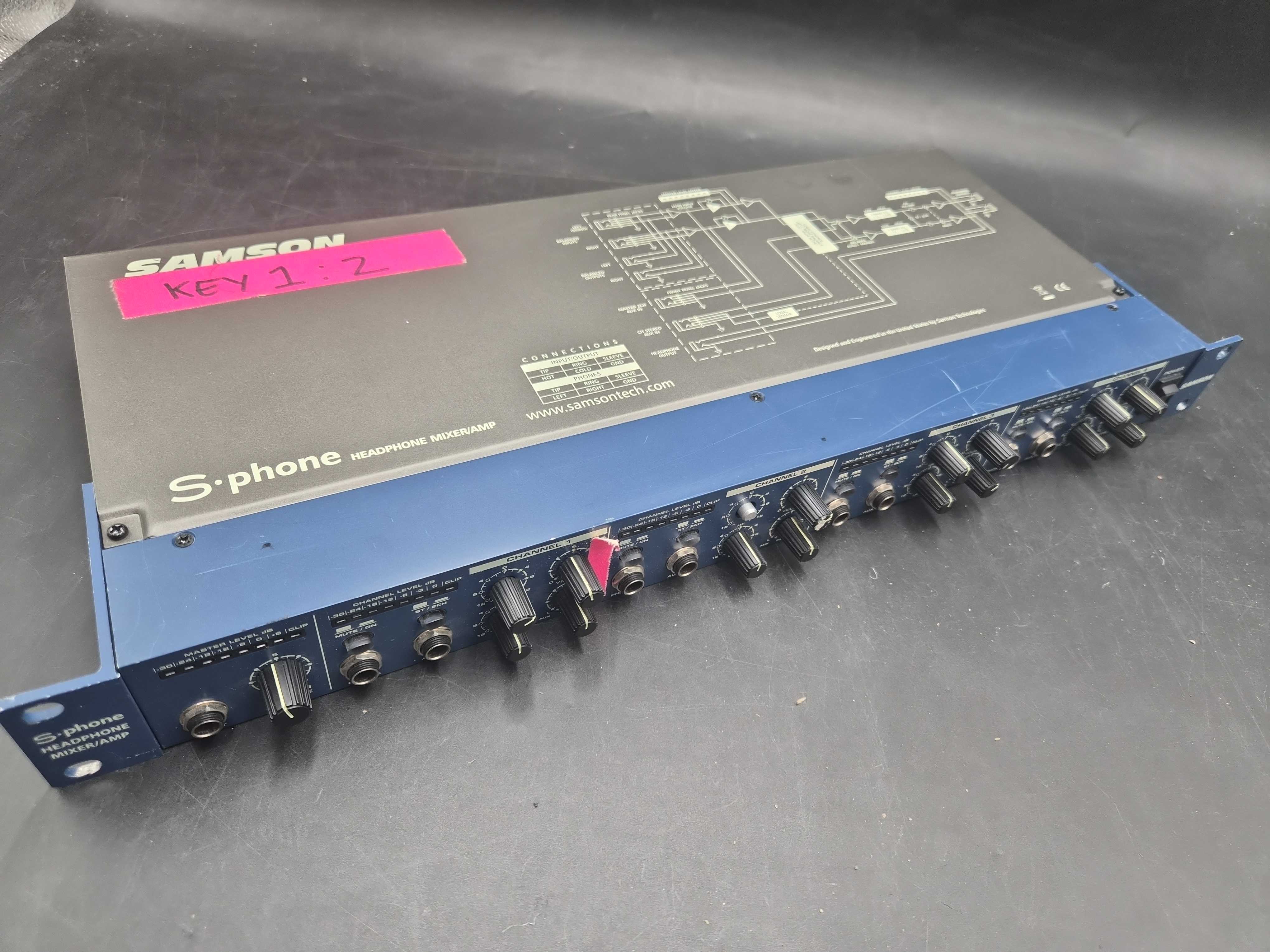Hörlursförstärkare SAMSON S-phone 230V - Auktioner online ...
