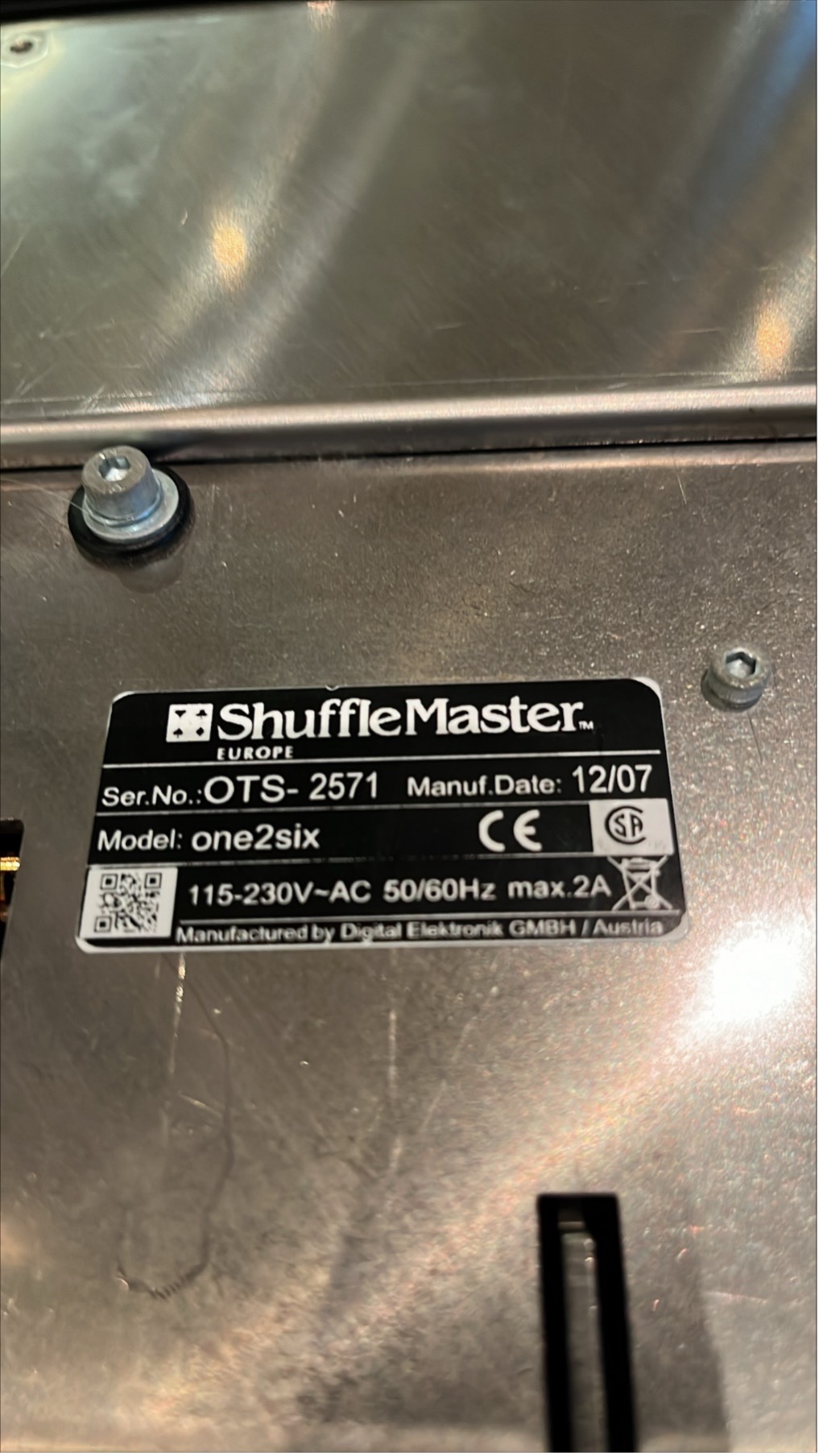 Card mixer Shuffle Master one2six -12 - PS Auction - We value the ...