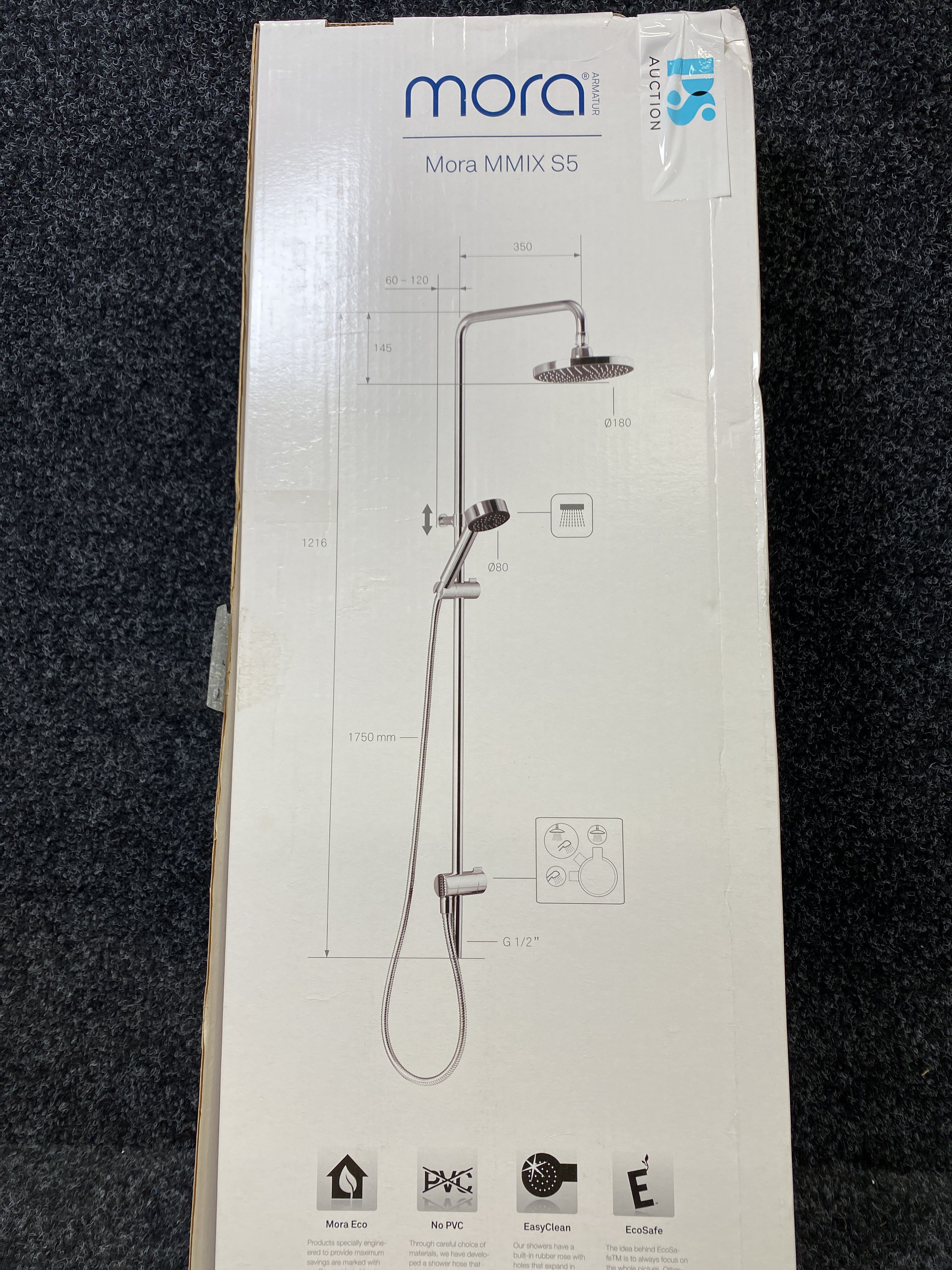 Duschset Mora MMIX Shower System S5 - Auktioner online - Nätauktioner ...
