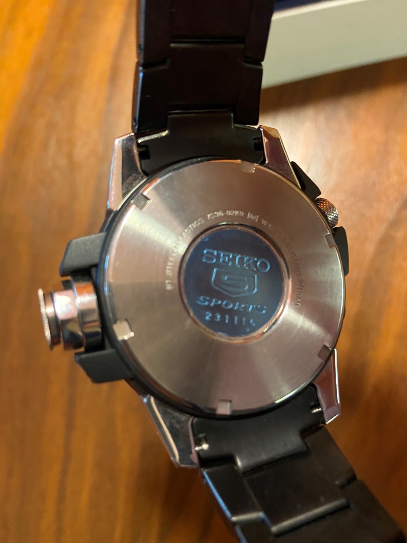 Seiko 5 sports automatic, map meter men's watch - PS Auction - We value ...