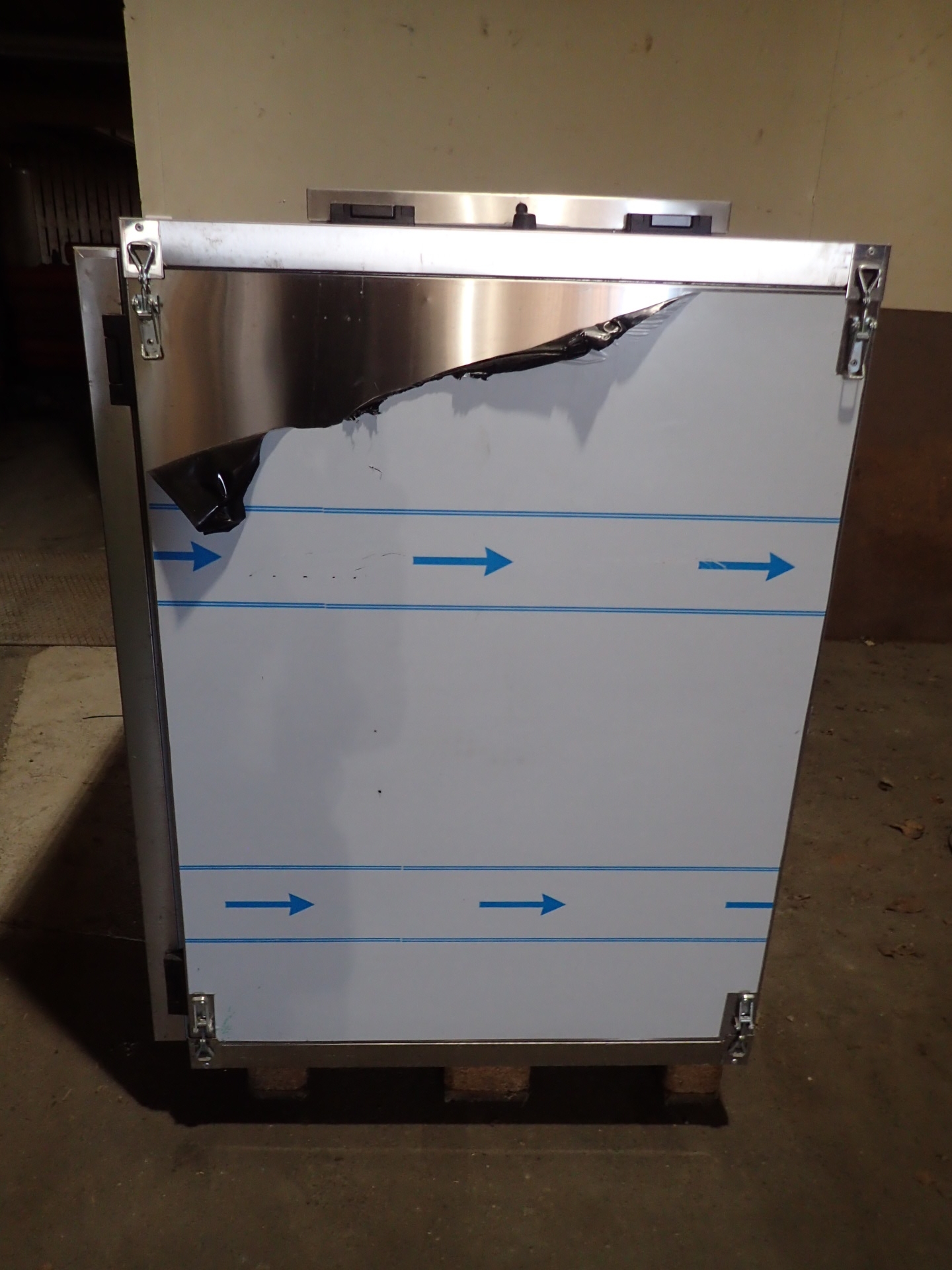 Waste cabinet / double in stainless steel without compressor - PS ...