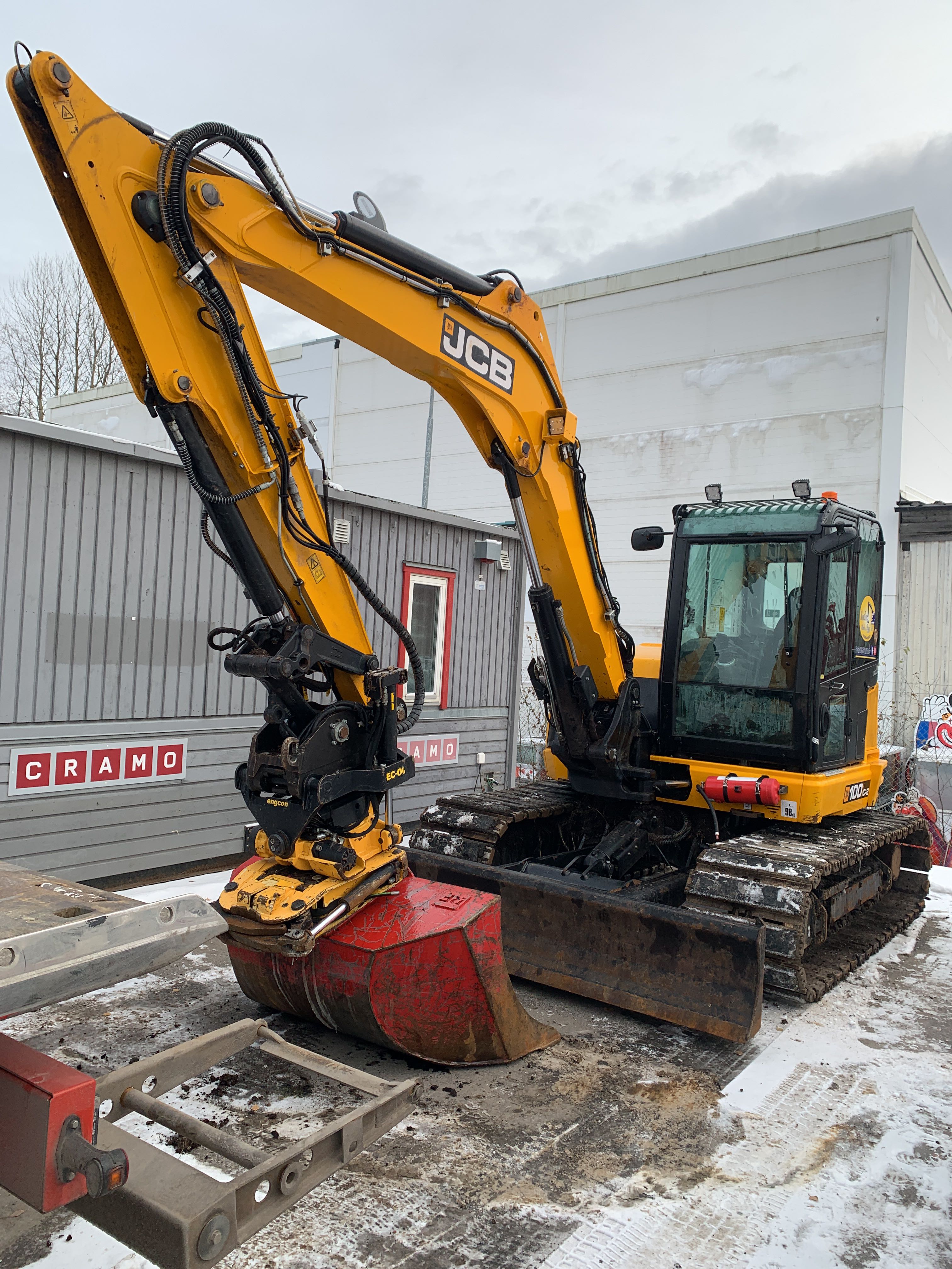 Tracked excavator JCB 100 C-2 -2021 - PS Auction - We value the future ...