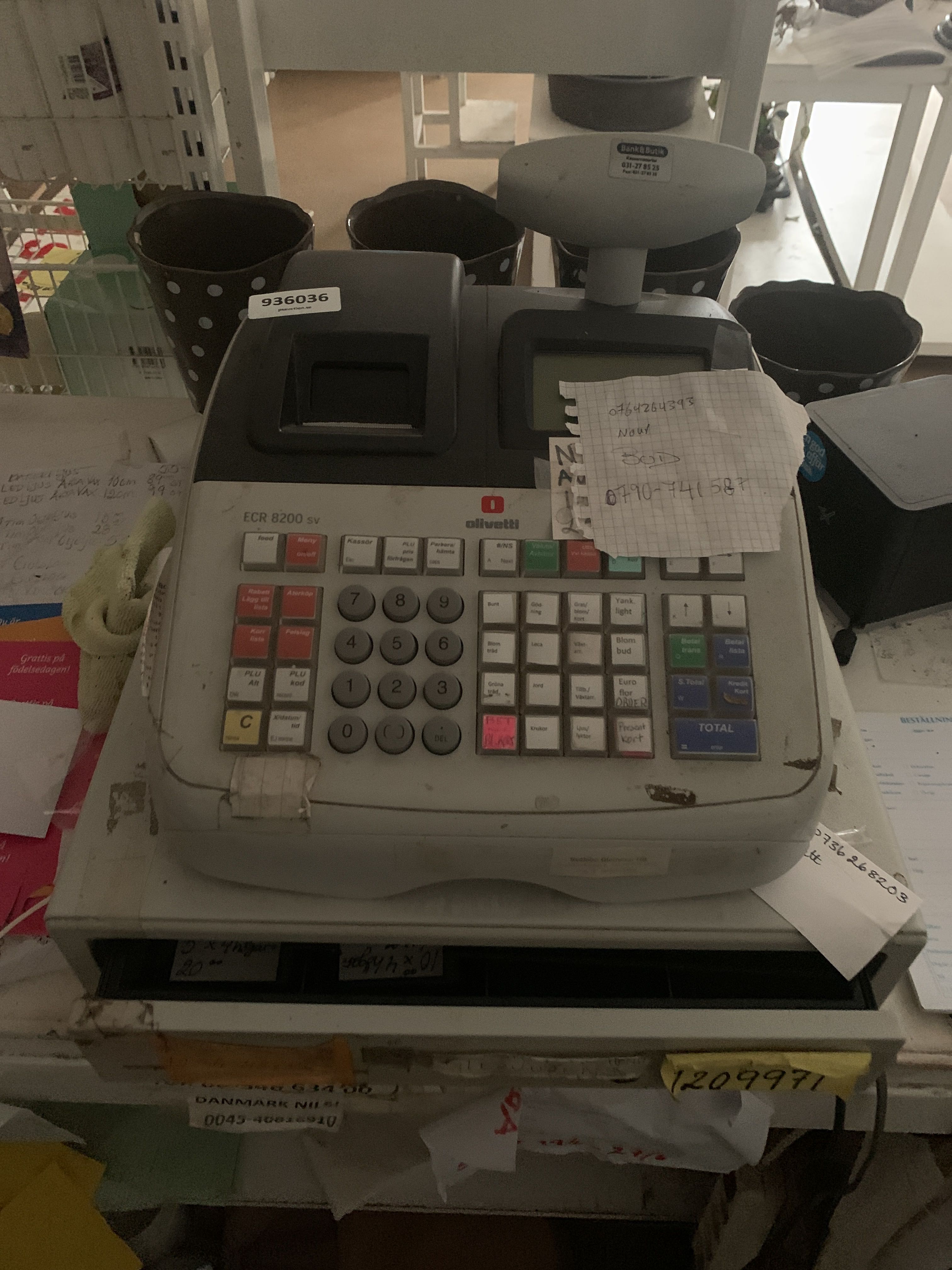 Cash register system Olivetti ECR8200 en - PS Auction - We value the ...