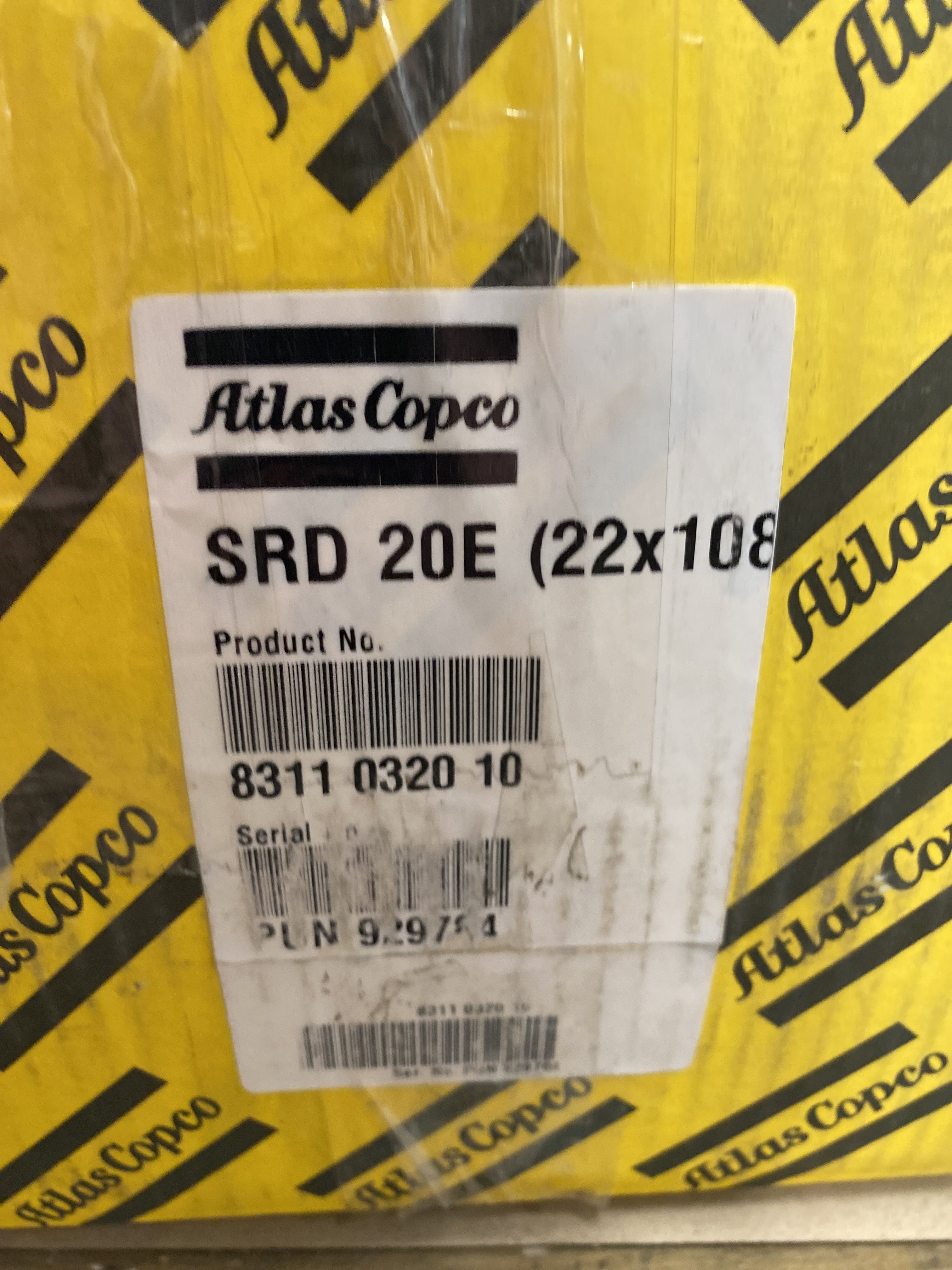 Rock drill Atlas Copco SRD 20E 22x108mm - PS Auction - We value the ...