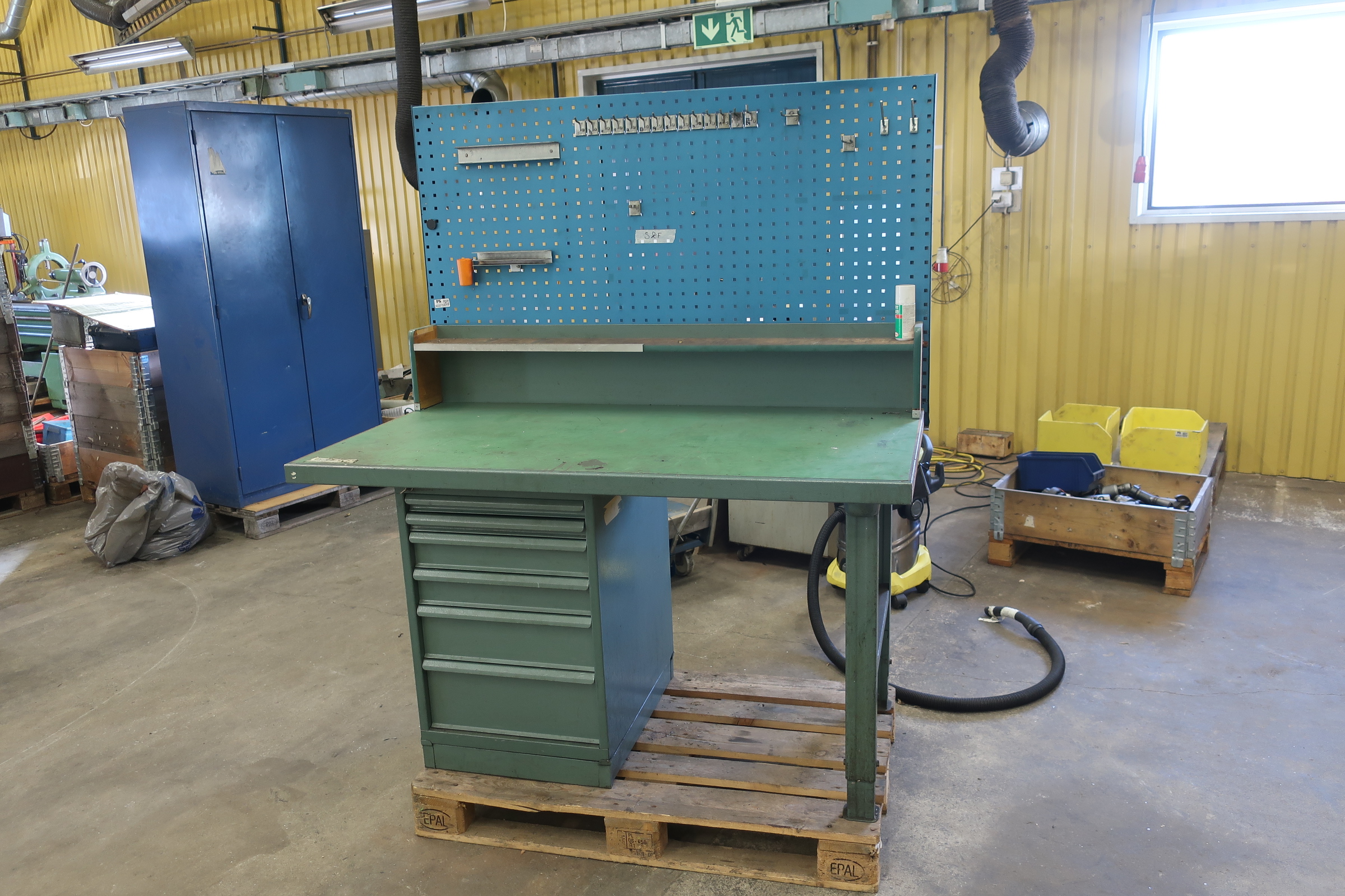 Workbench with tool board, Werba - PS Auction - We value the future ...