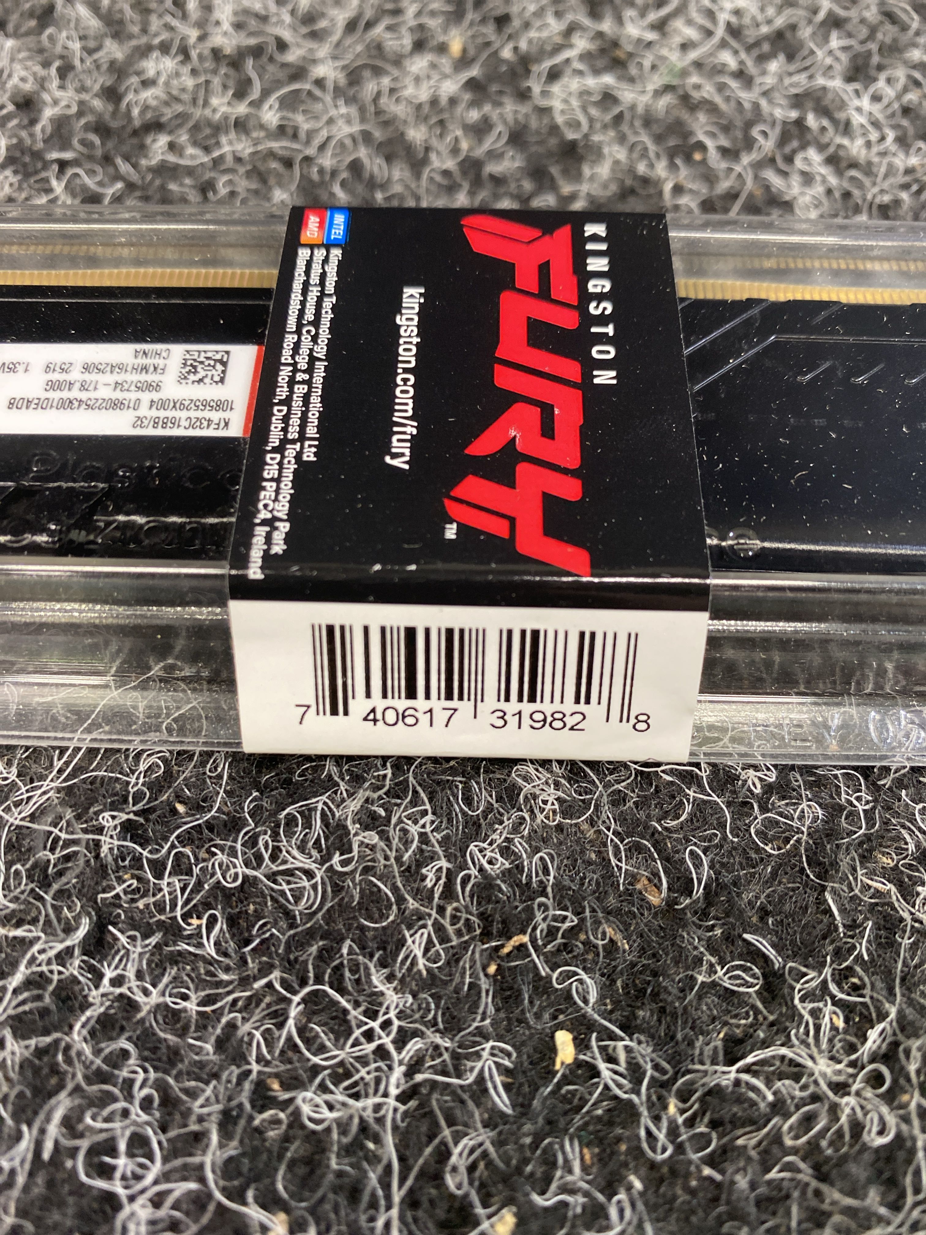 Ram memory Kingston FURY Beast DDR4 3200MHz 32GB - PS Auction - We ...