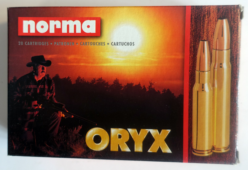 9.3x57 Mauser 232gr Oryx, Norma, 20 pieces in box - PS Auction - We ...