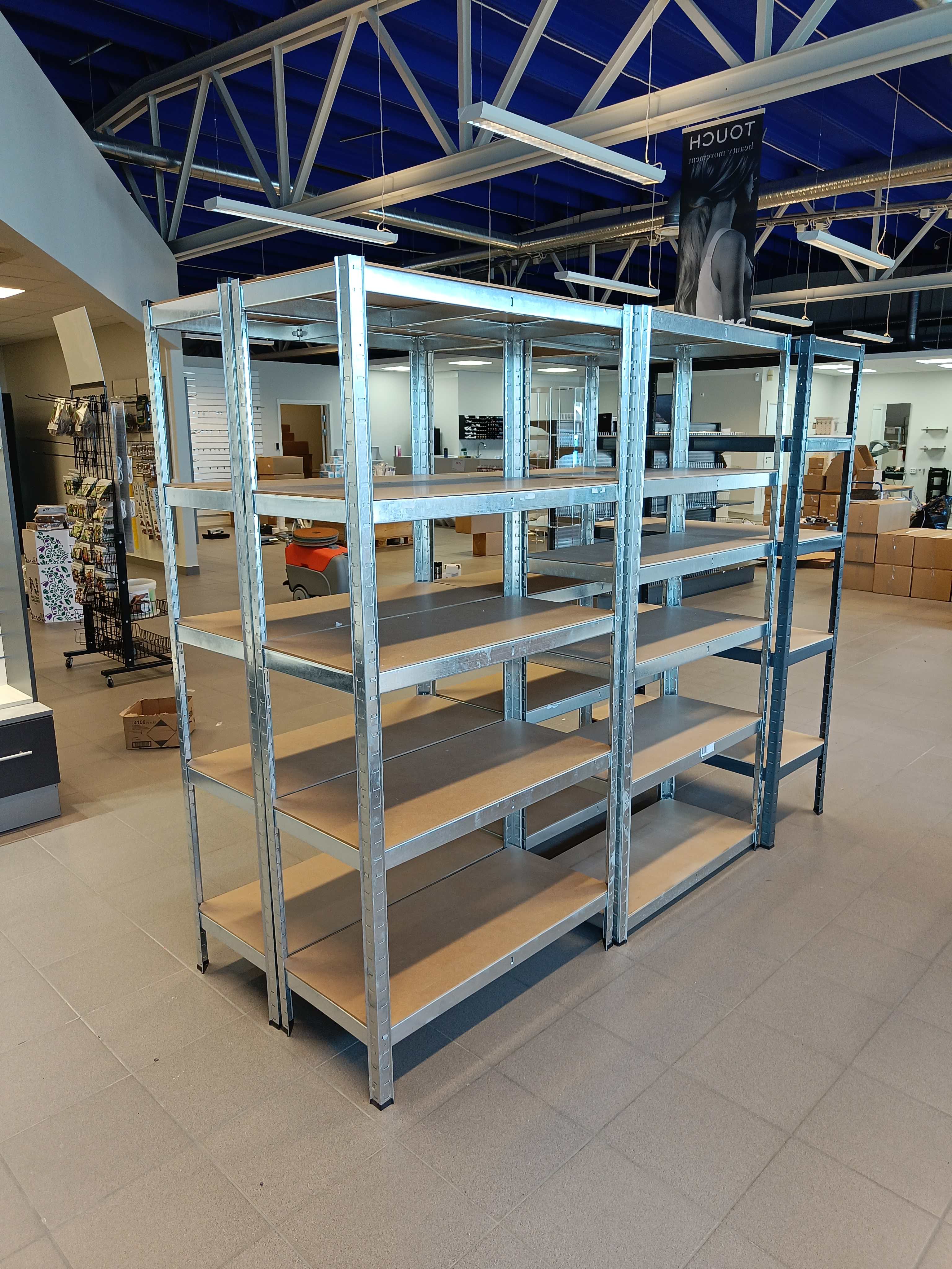 Five sheet metal shelves - PS Auction - We value the future - Largest ...