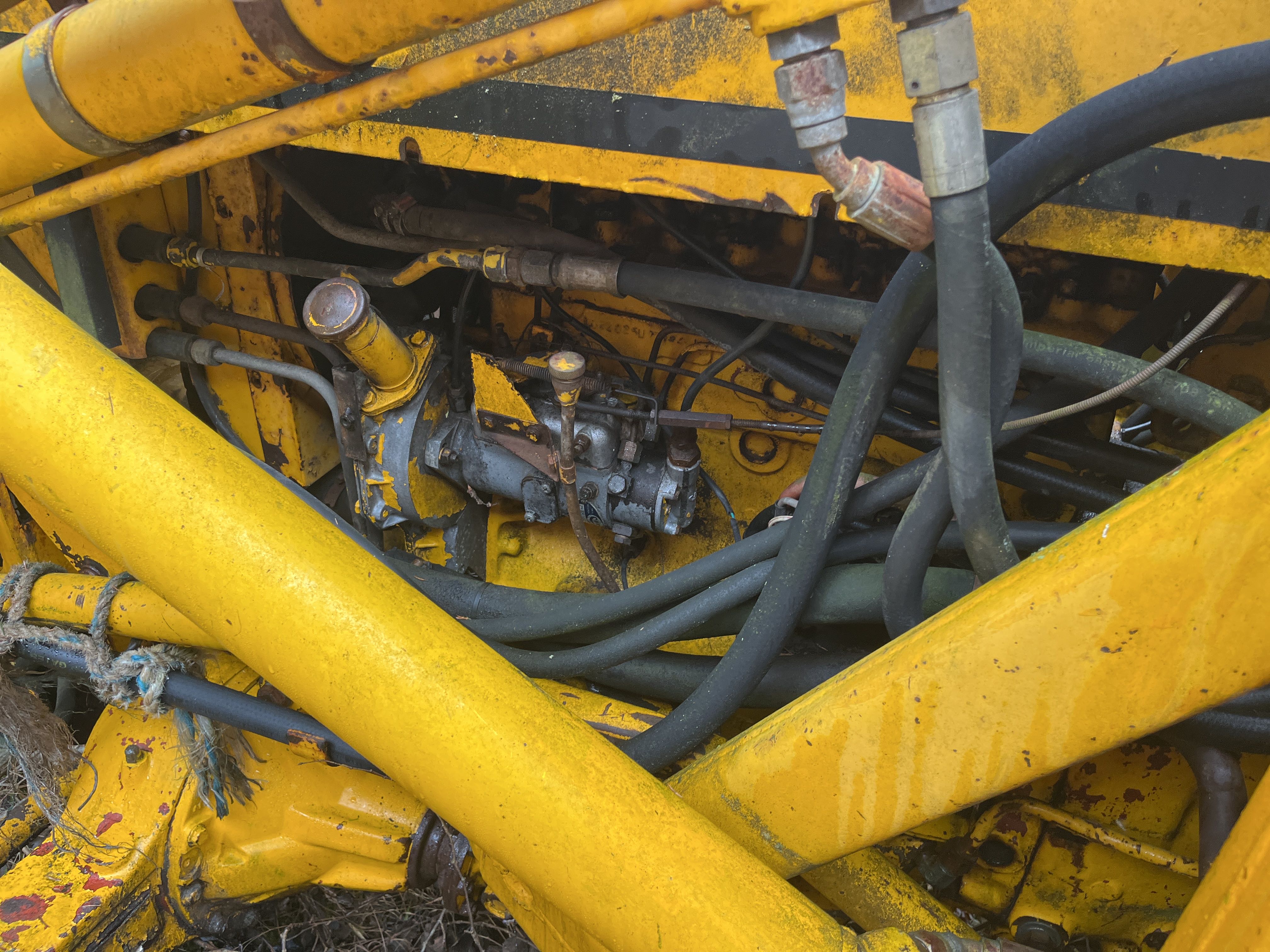 Traktorgrävare - Massey Ferguson MF 50B -1982 (Reparationsobjekt ...