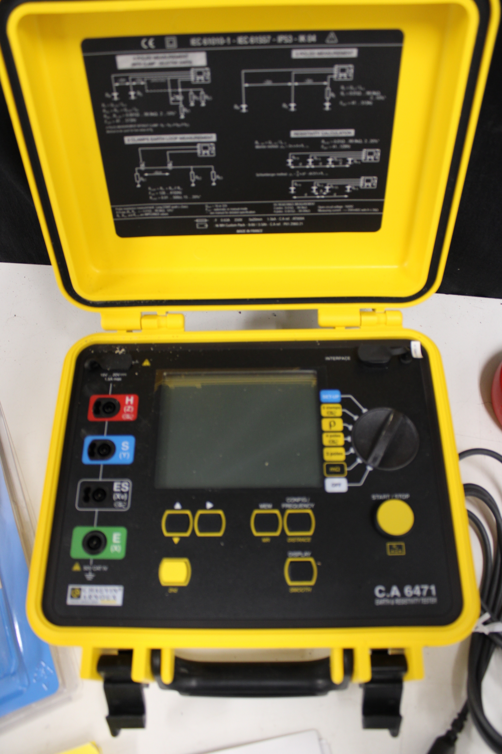 Chauvin Arnoux CA 6471 earthing meter unit with accessories - PS ...