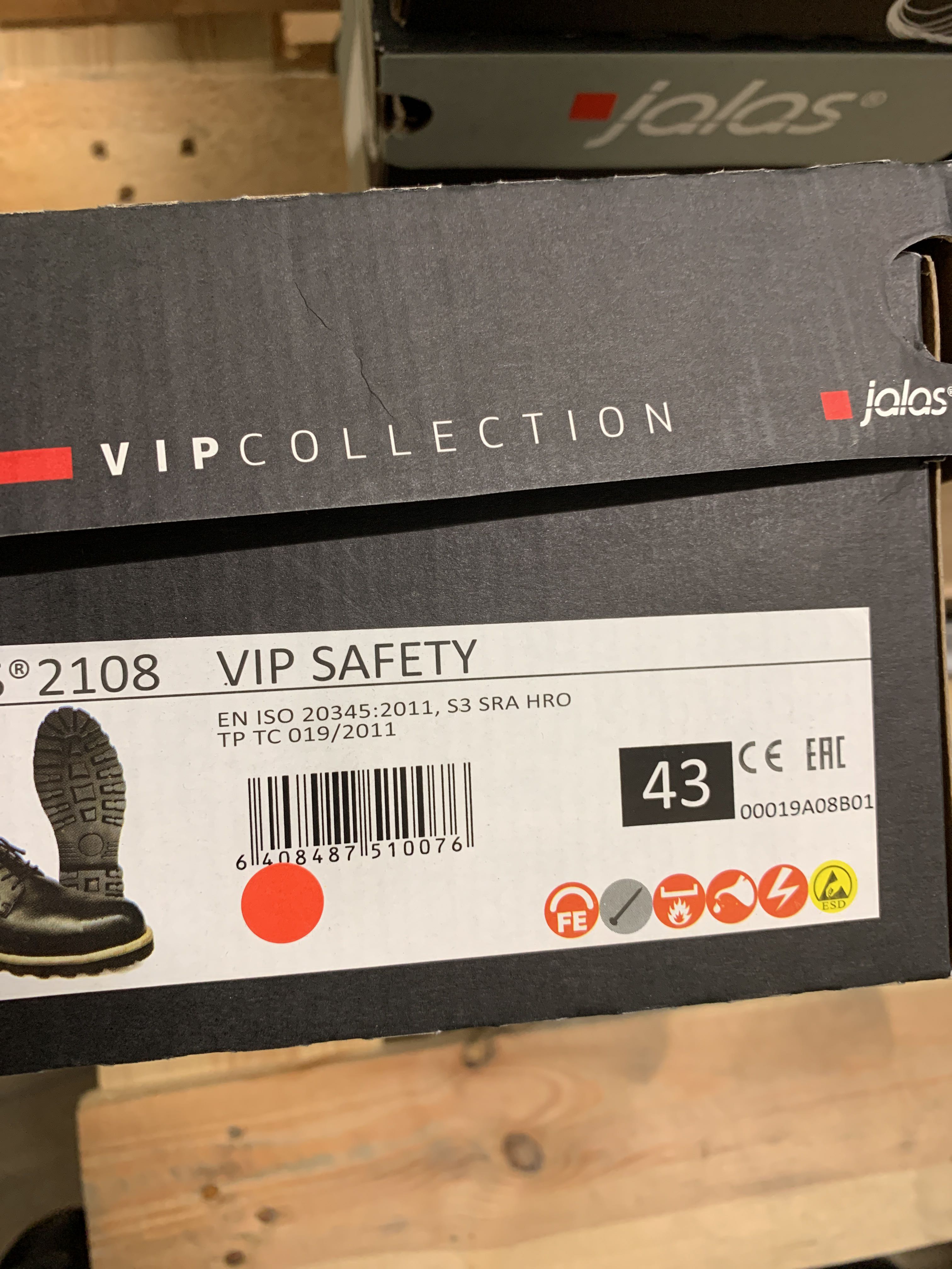 Safety shoes Jalas 2108 VIP S3, size 43 - PS Auction - We value the ...