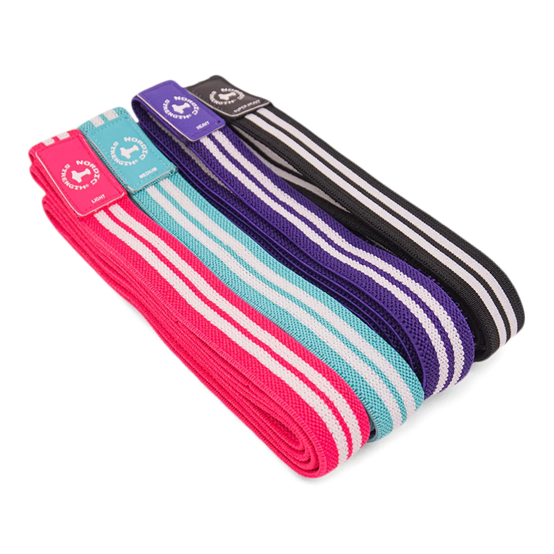 2 pcs. Strength bands 4-pack (4 elastic bands in different hardnesses ...