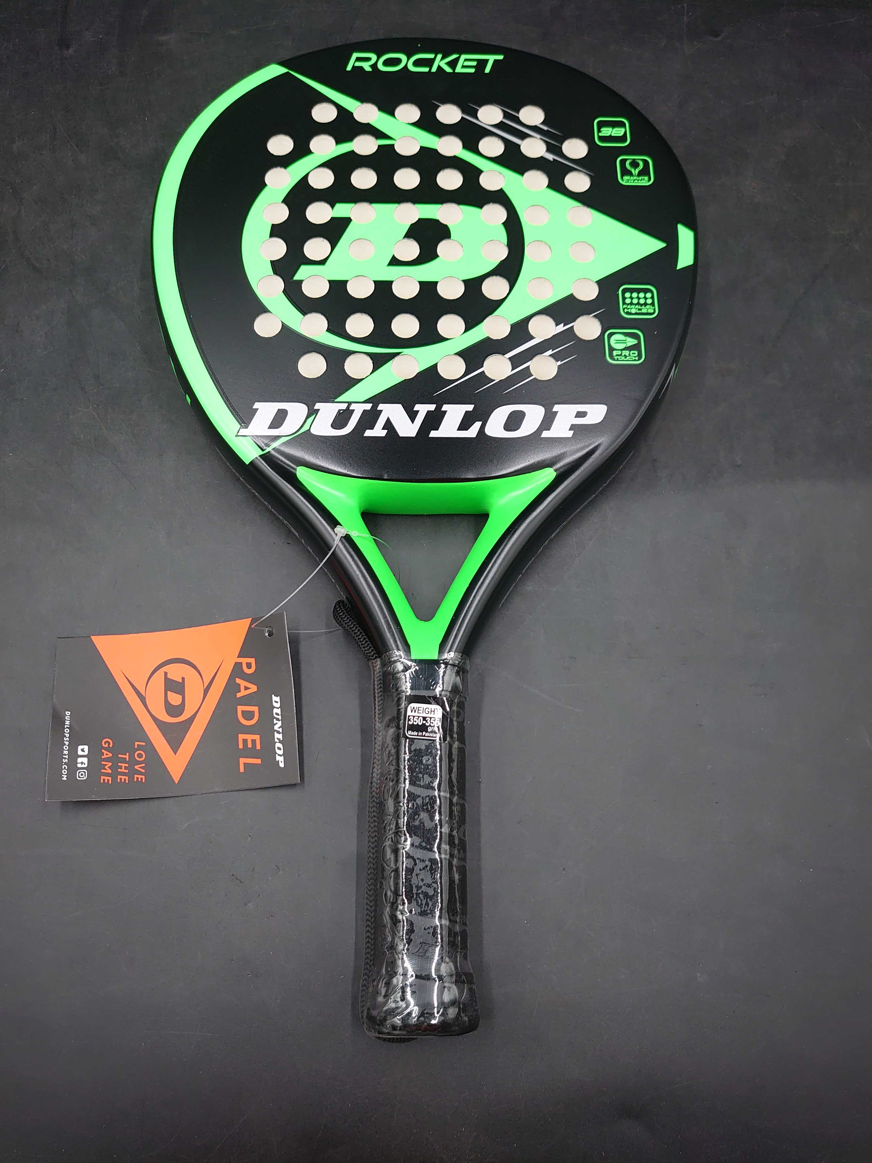 Dunlop padel rack rocket green NH - Shipping included - PS Auction - We ...