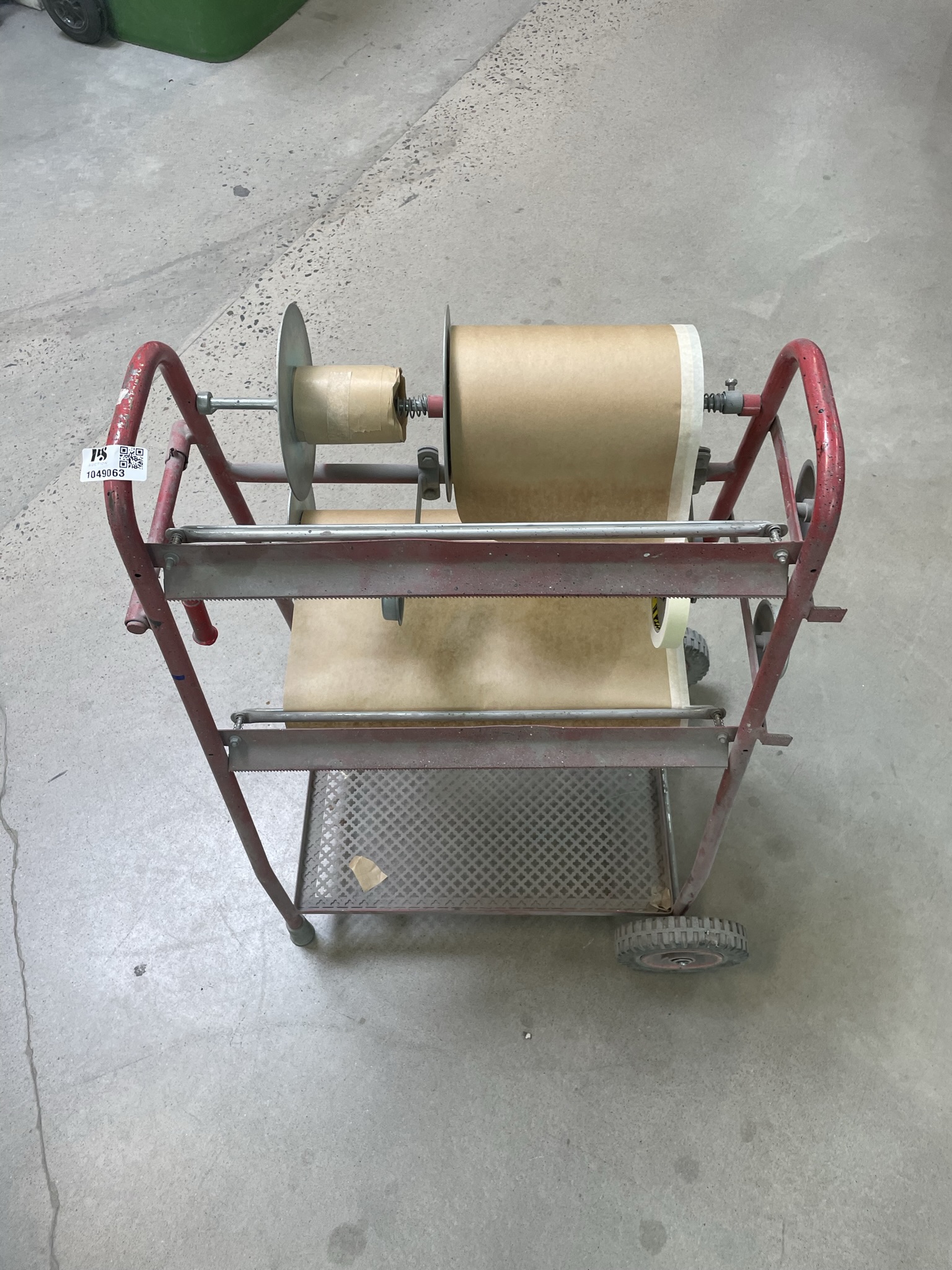 Masking trolley, red - PS Auction - We value the future - Largest in ...