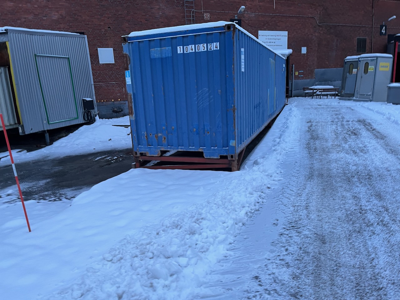 40ft container, welded undercarriage - PS Auction - We value the future ...