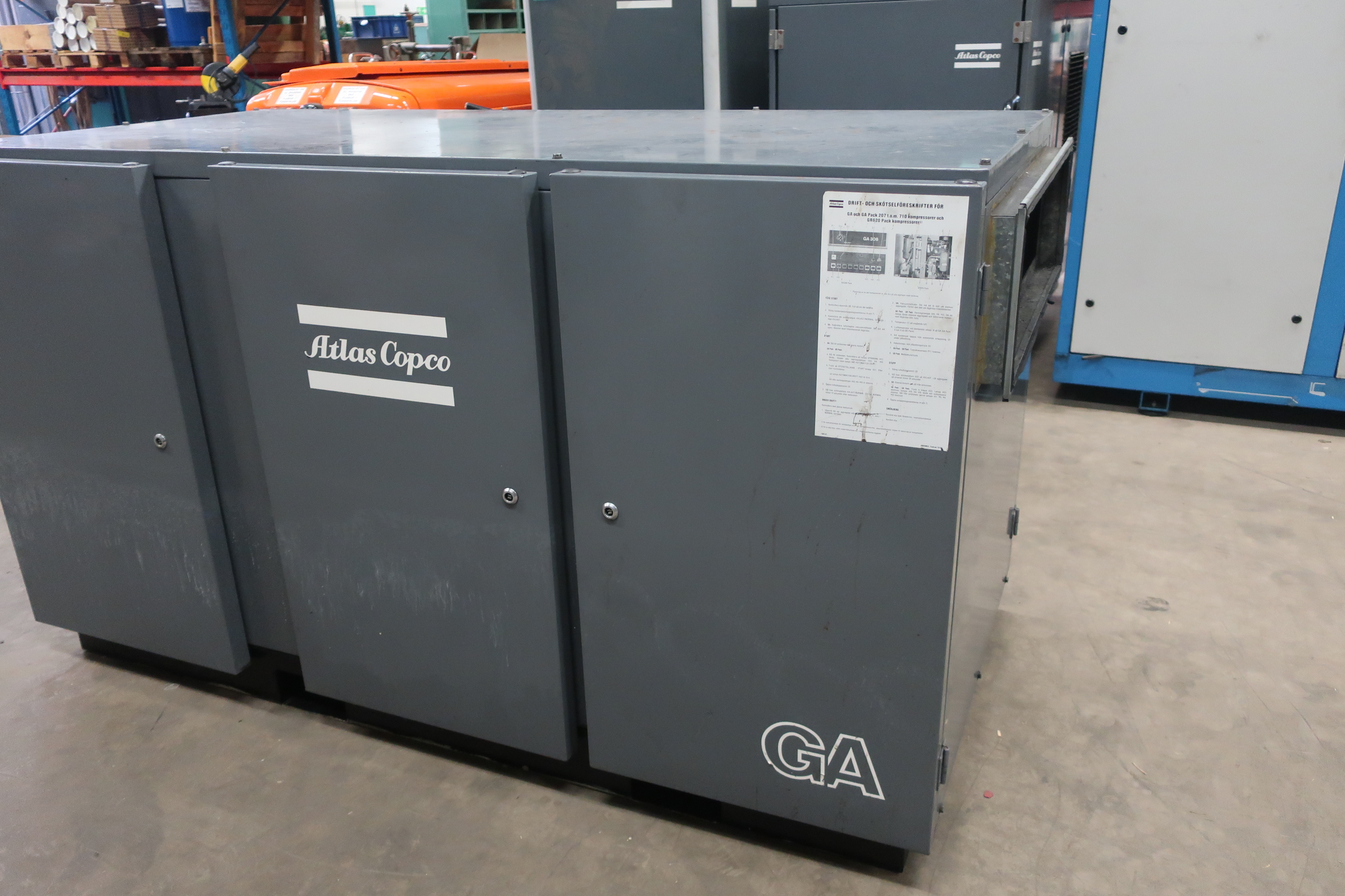 Atlas Copco compressor GA508 - PS Auction - We value the future ...