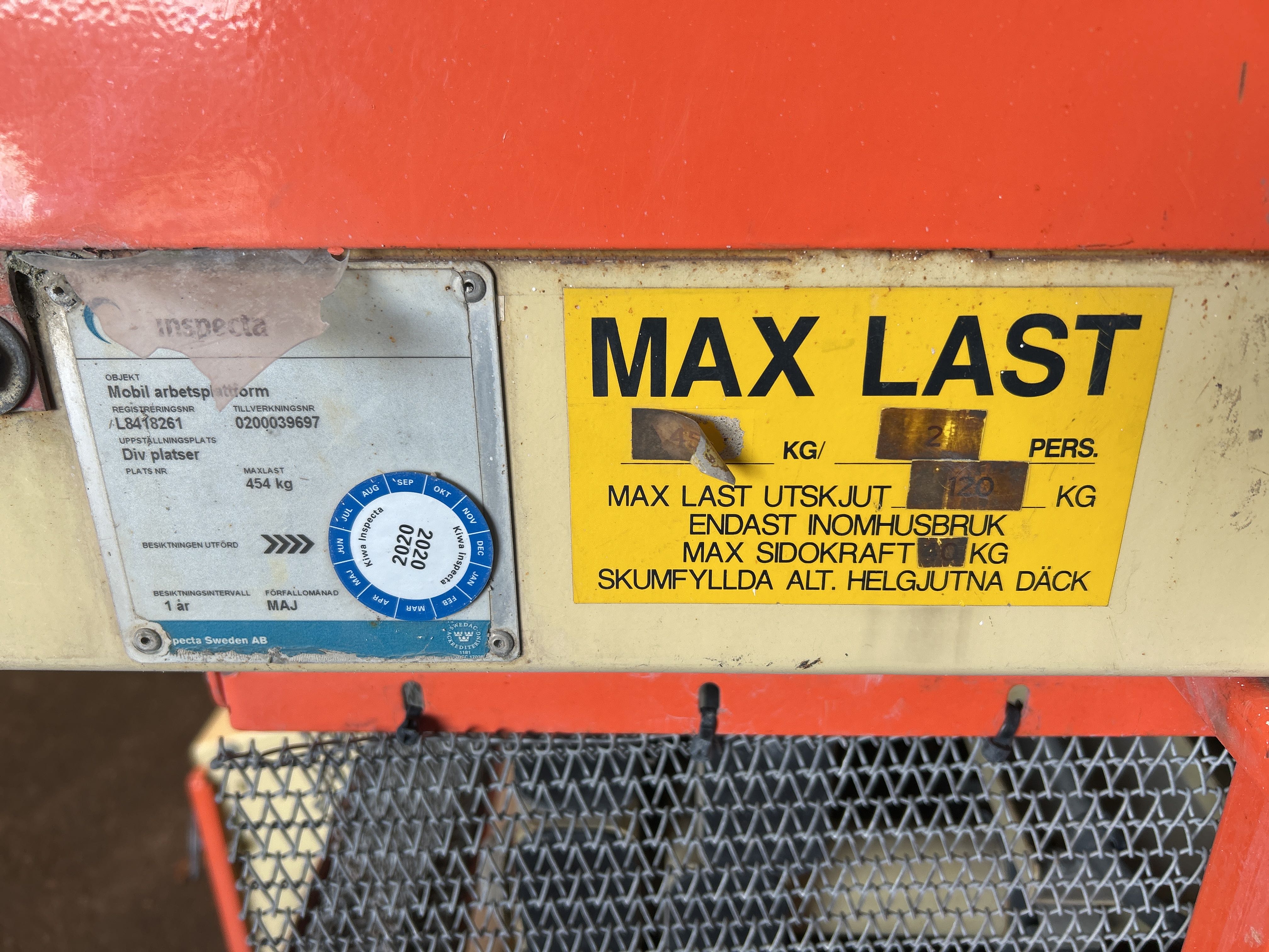 Saxlift - JLG 2658E, -1998 - Auktioner online - Nätauktioner ...