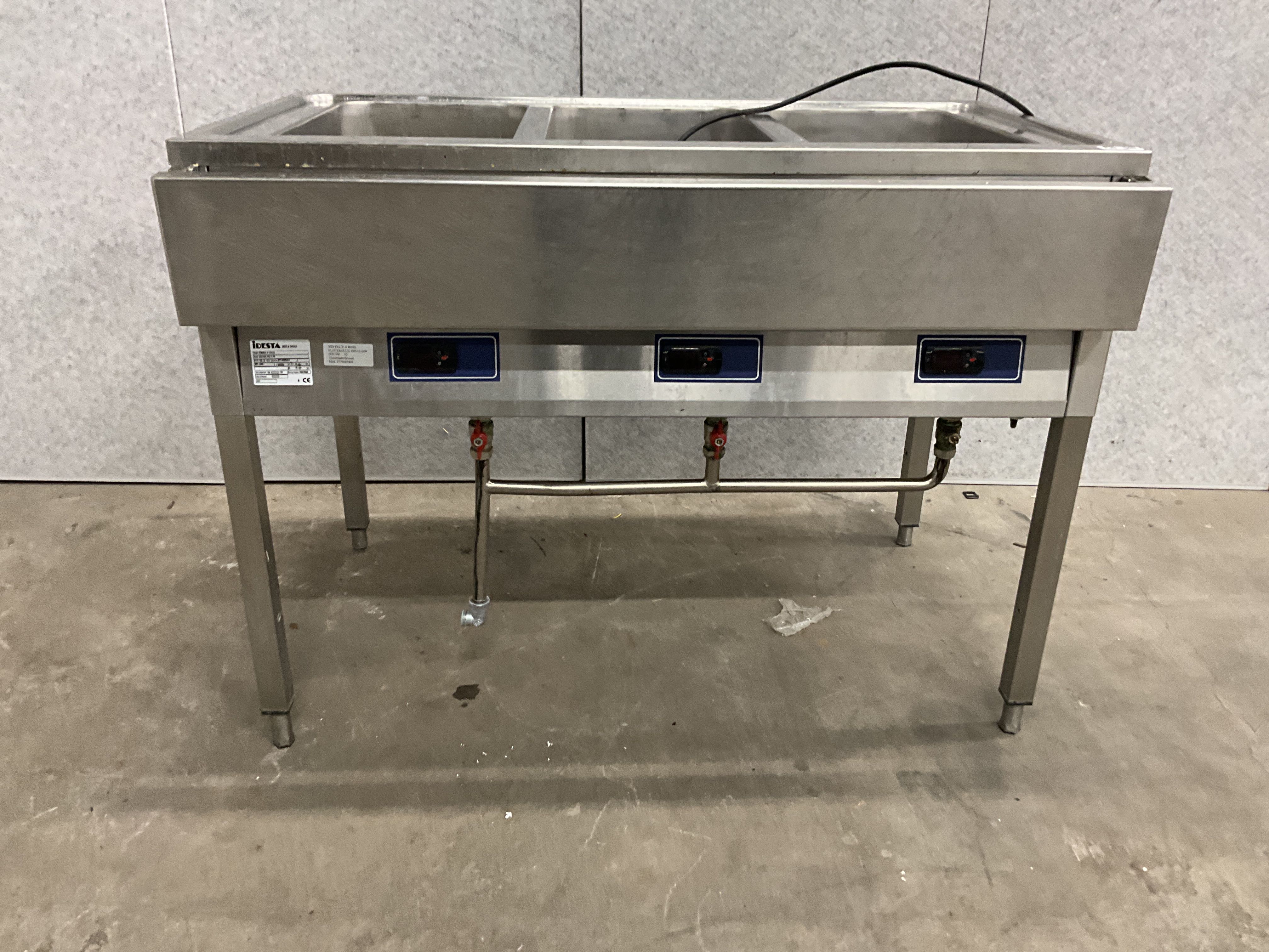 Hot buffet with 3 compartments - Idesta - PS Auction - We value the ...