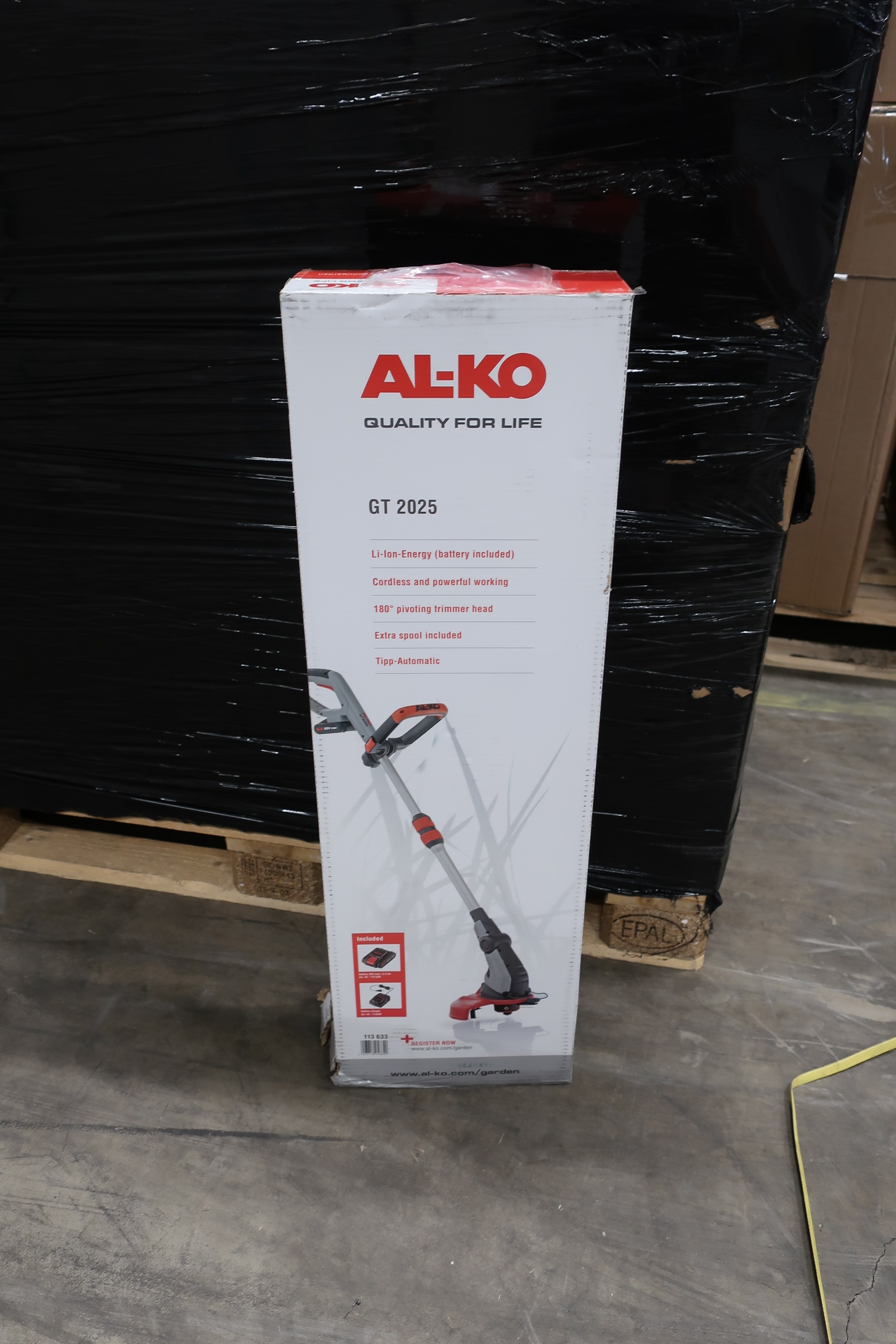 Trimmer AL-KO GT 2025 med 2,5Ah batteri o laddare - Auktioner online - Nätauktioner ...