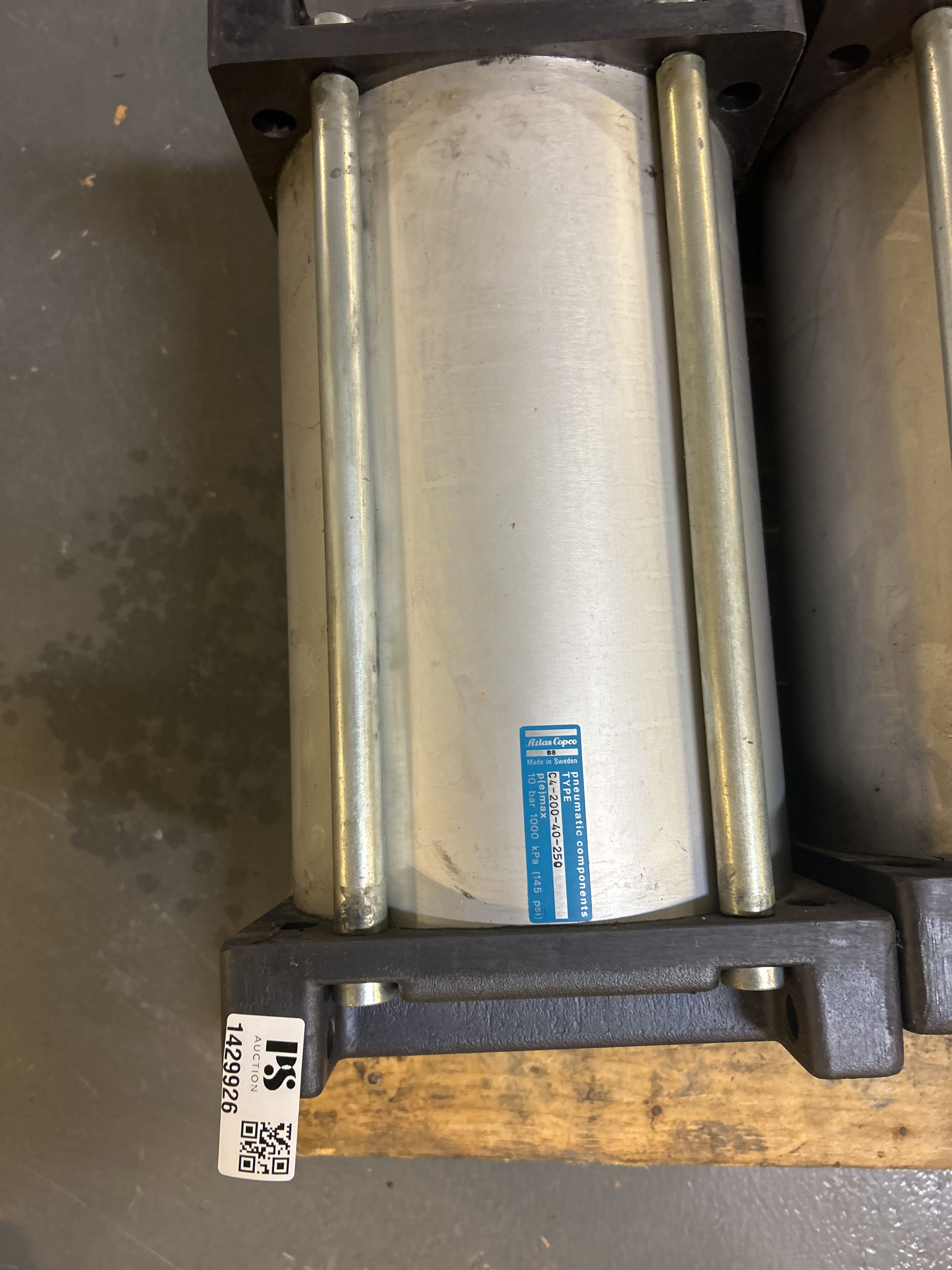 Pneumatic cylinder Atlas Copco - PS Auction - We value the future ...