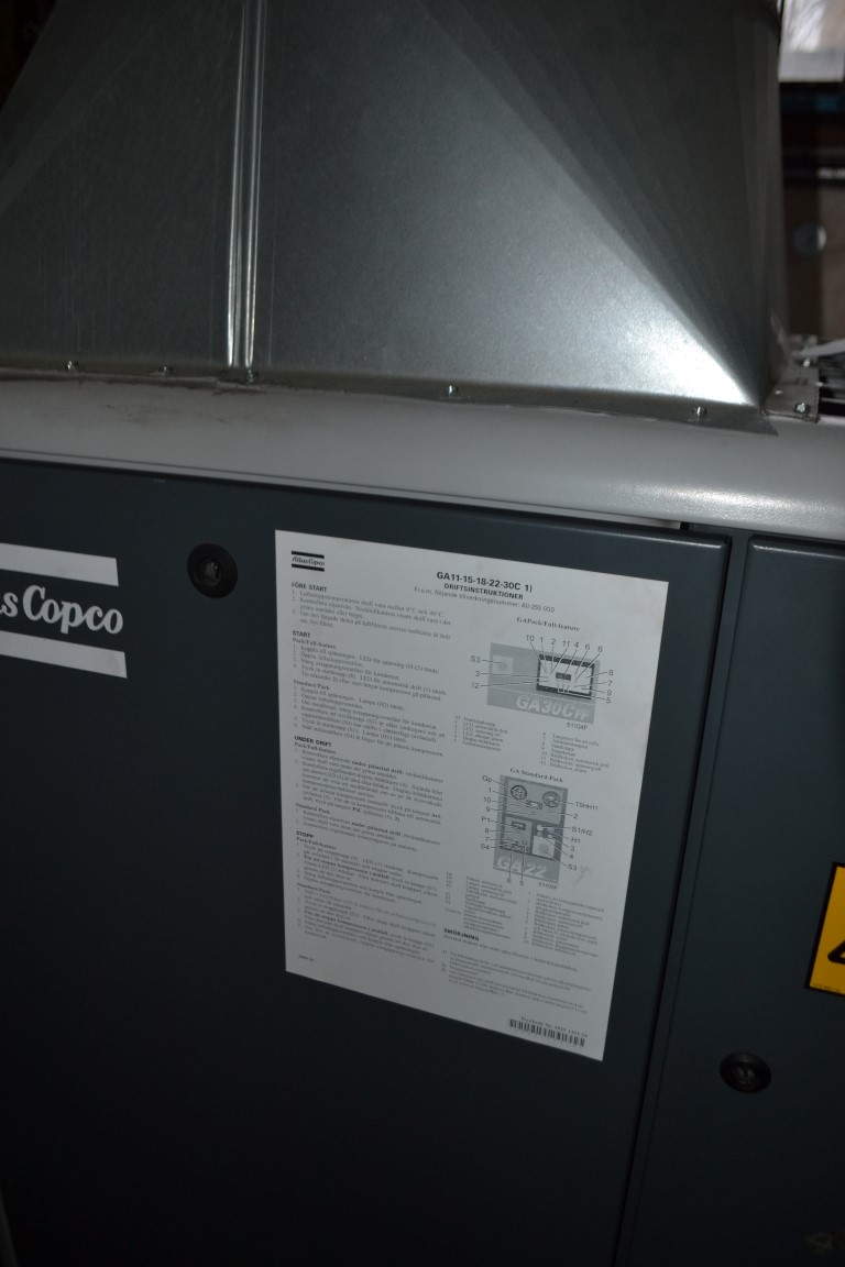 Compressor "Atlascopco GA22FF" - PS Auction - We value the future ...