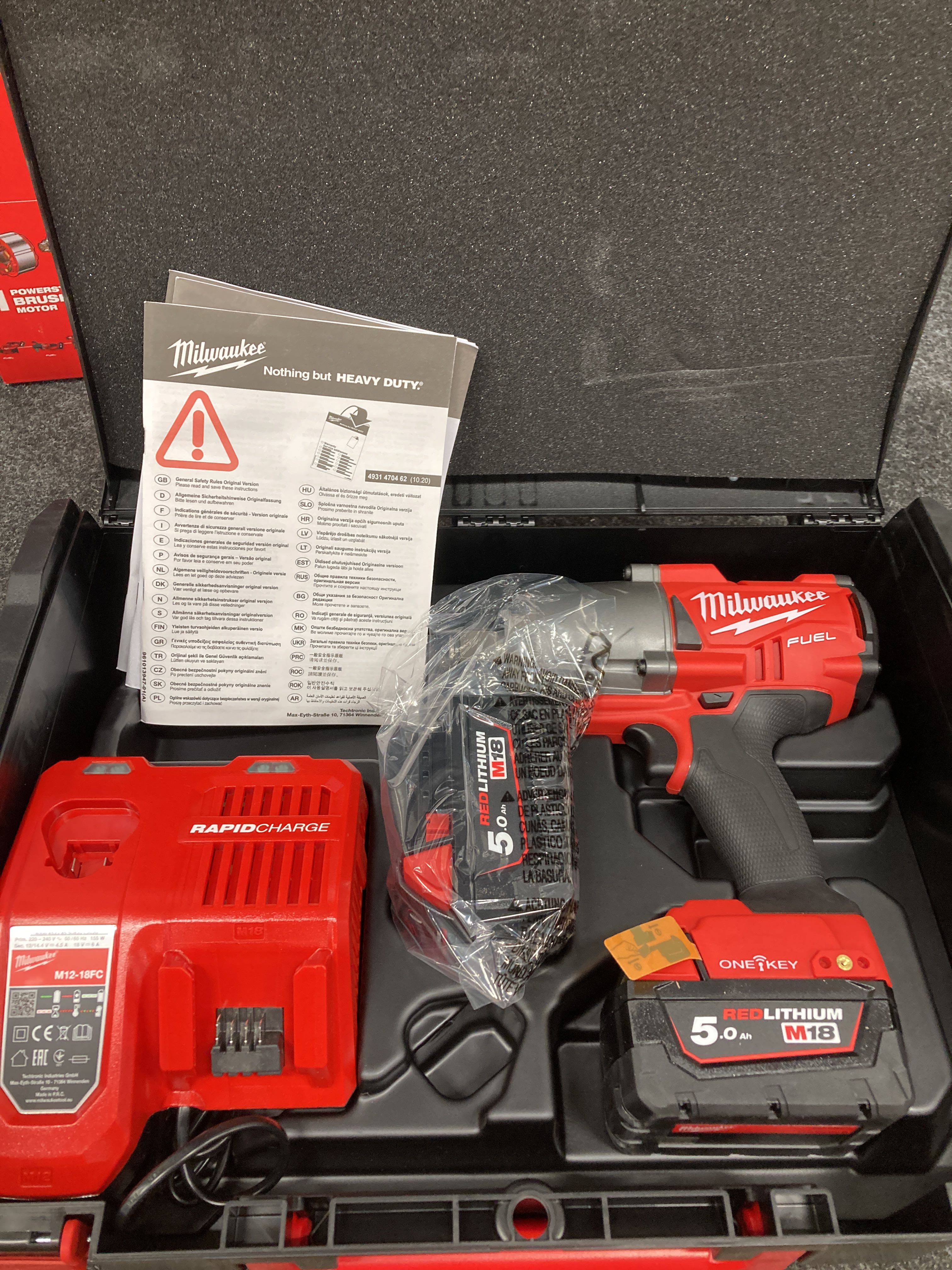 Nutrunner Milwaukee M18 ONEFHIWF34-502X - PS Auction - We value the ...