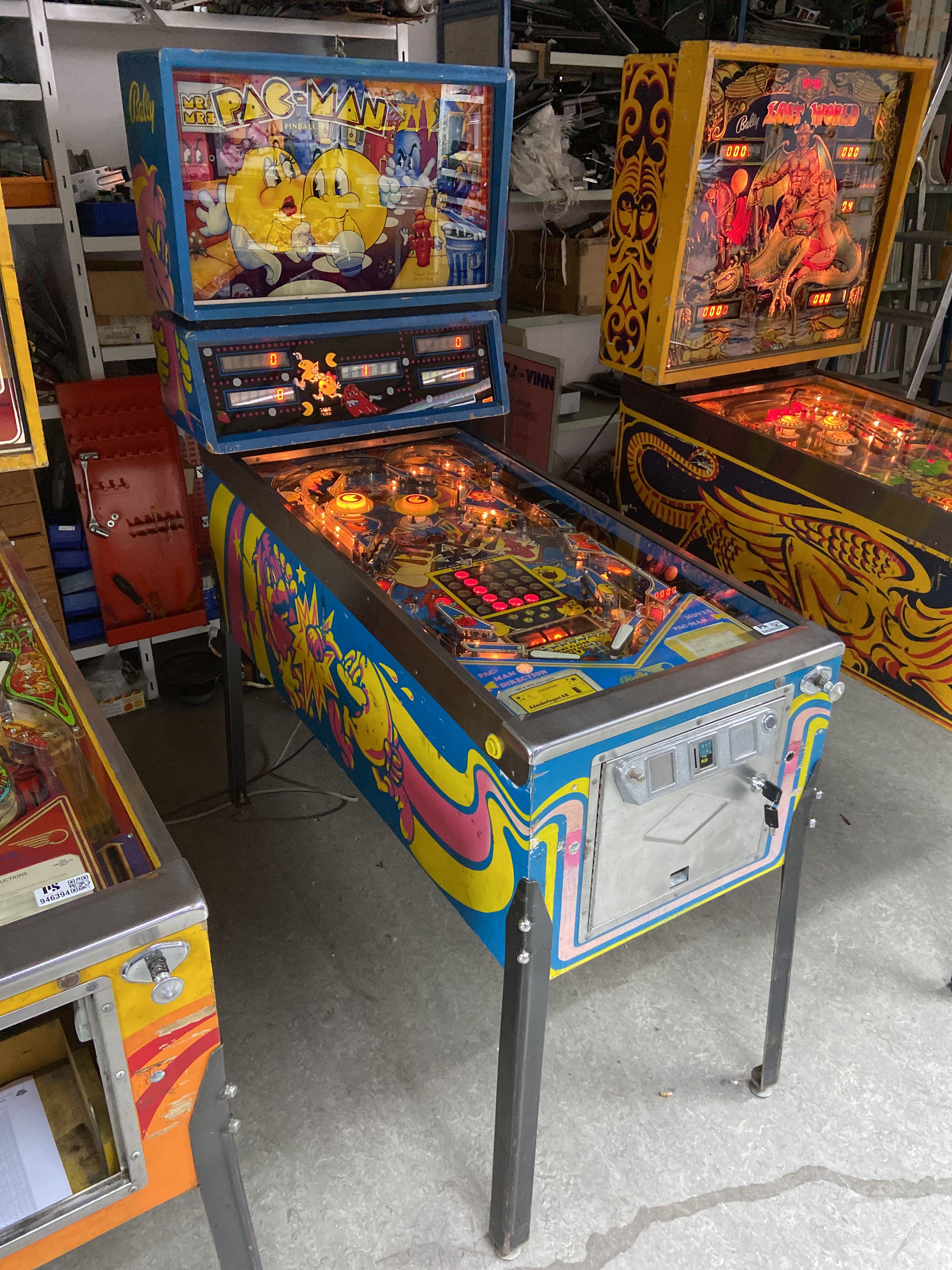 Pinball game Pac Man - PS Auction - We value the future - Largest in ...