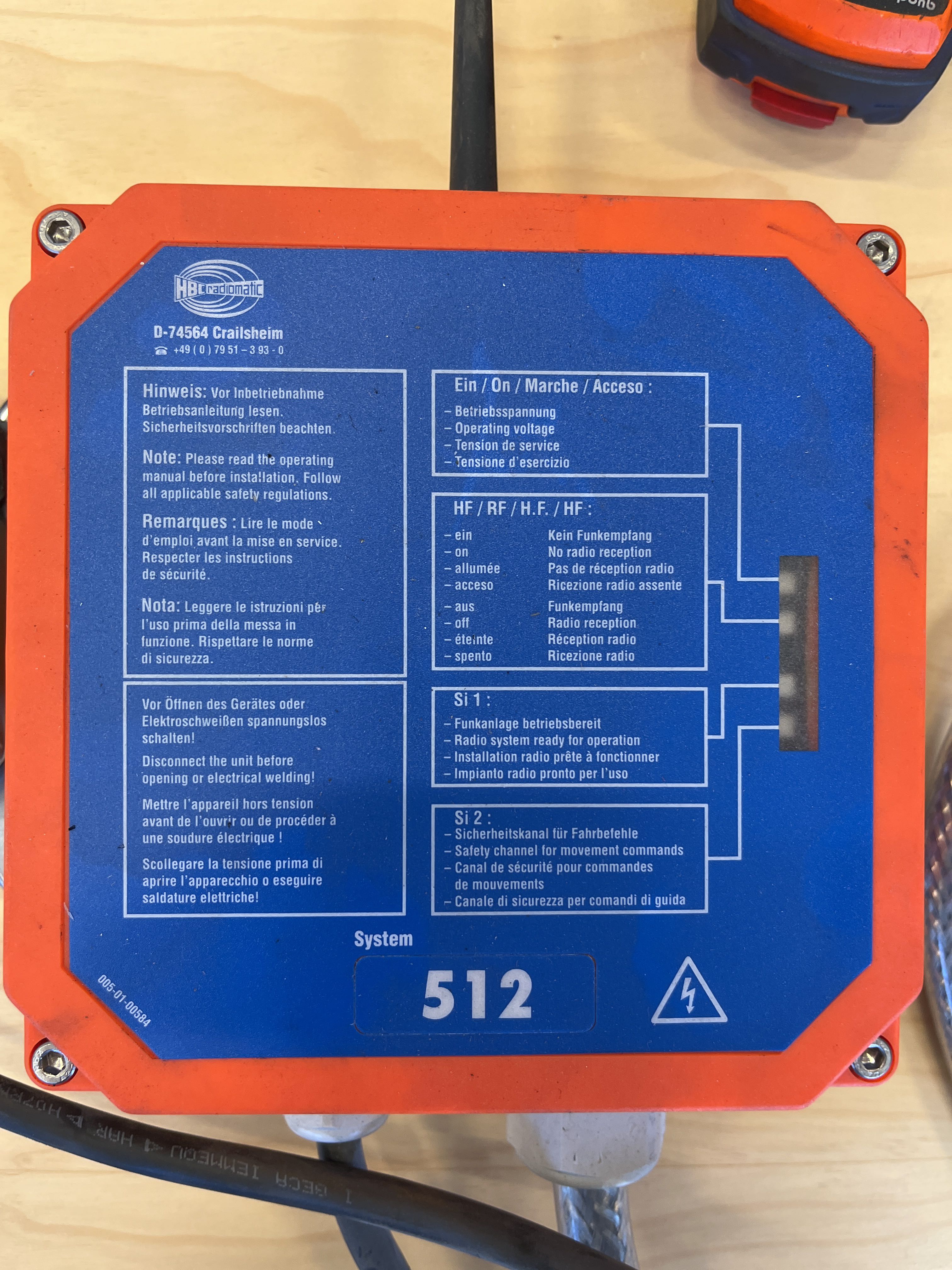 HBC 512 Remote control for traverse - PS Auction - We value the future ...