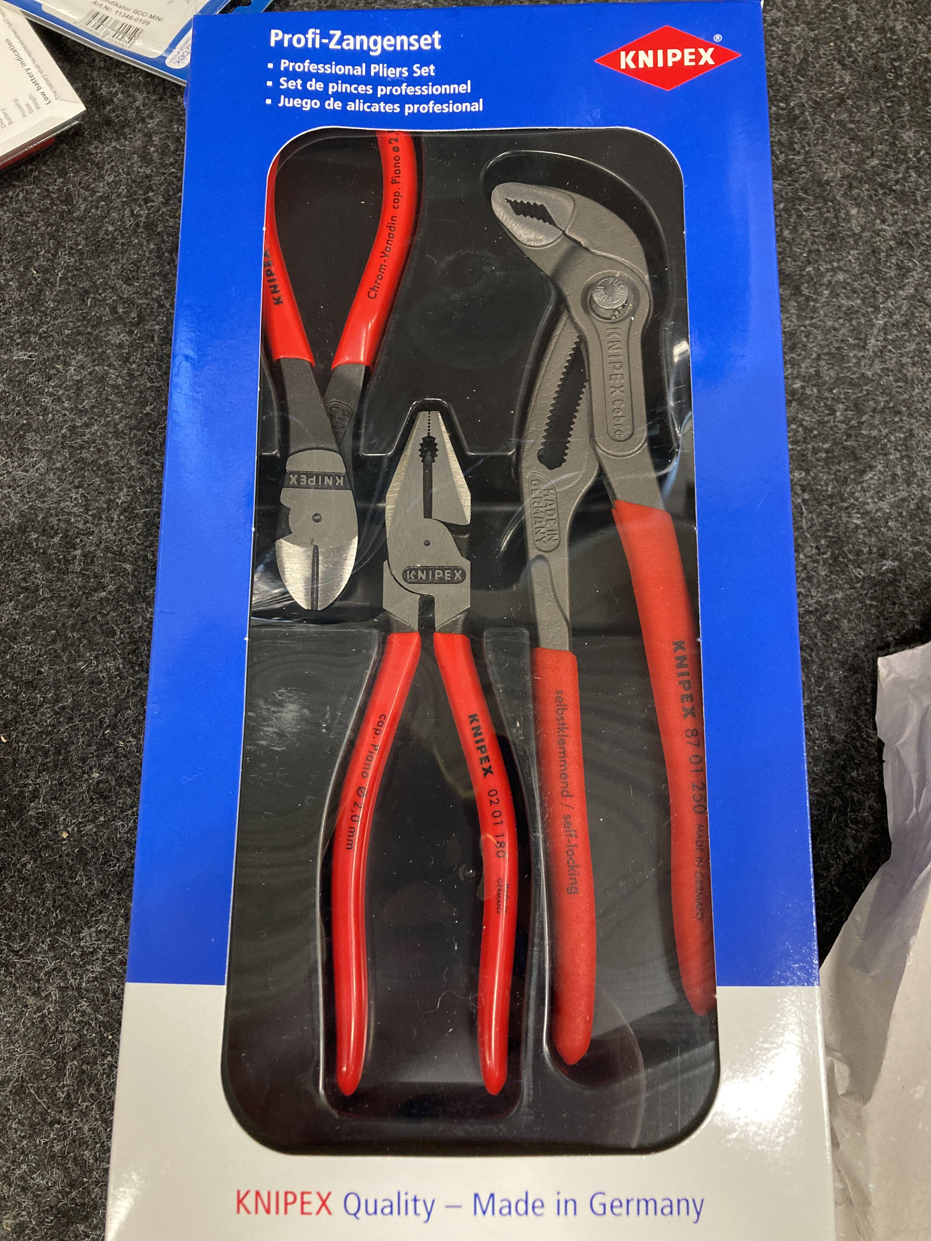 Pliers set Knipex power package 3-pack - PS Auction - We value the ...