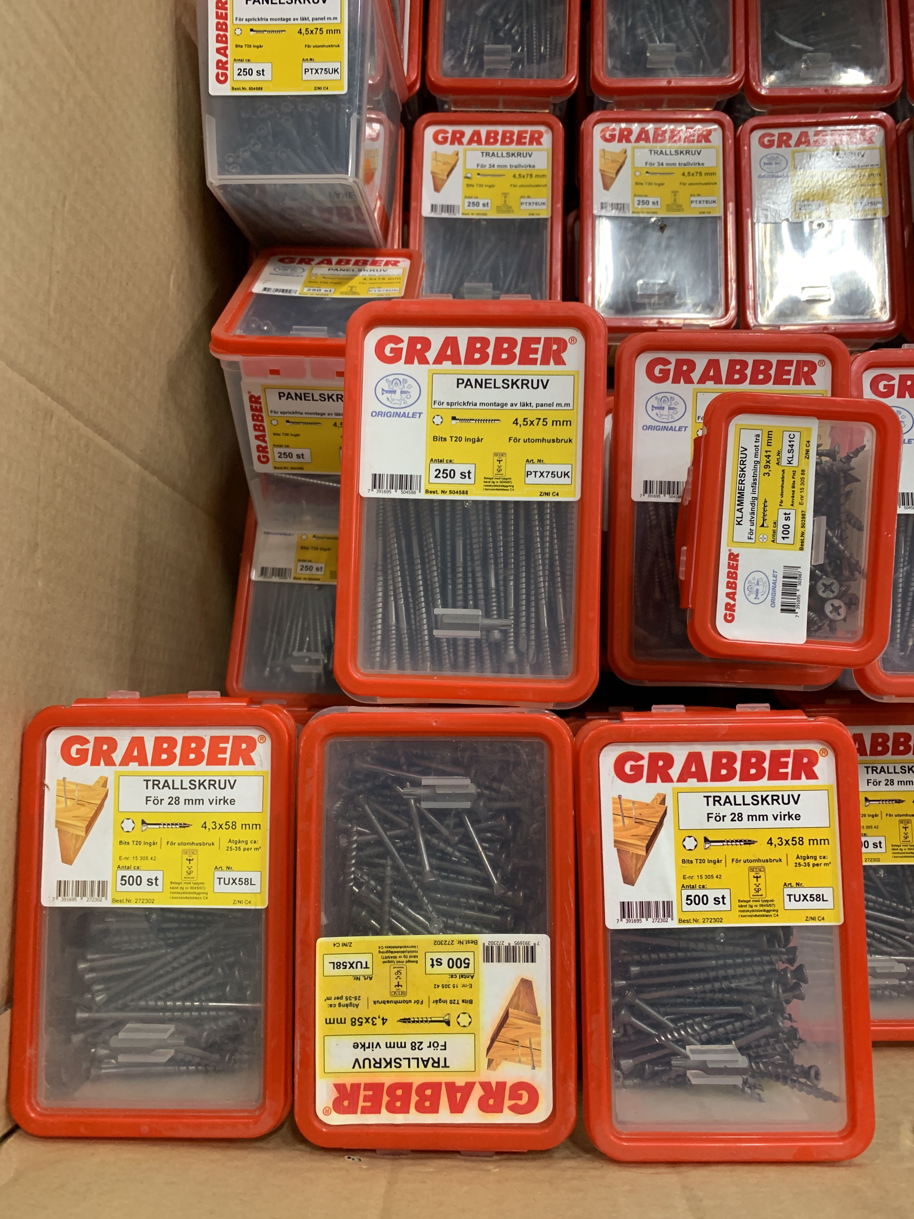 Truss screw, panel screw, staple screw & chip screw, Grabber - PS ...
