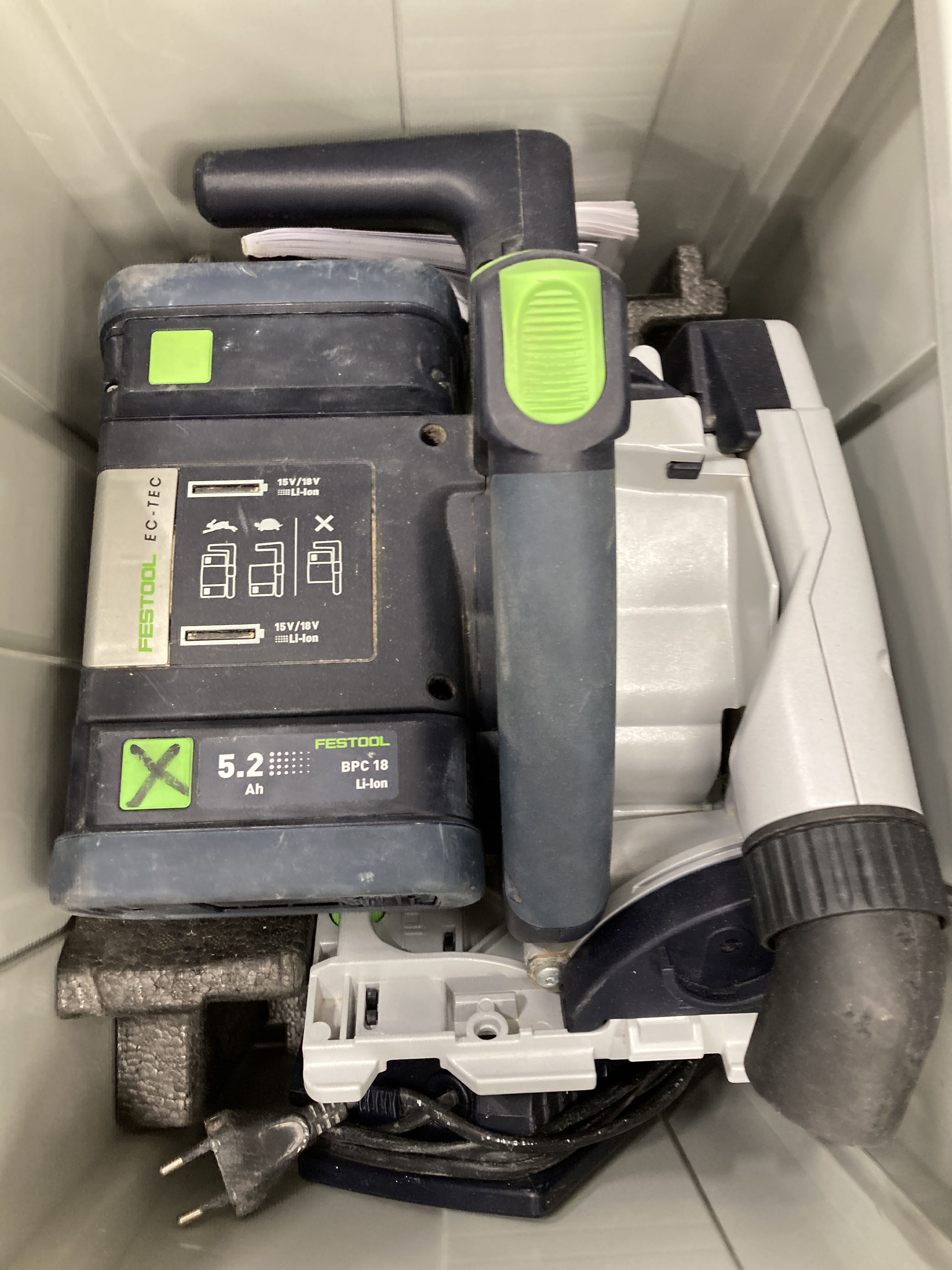 Plunge saw Festool TSC 55 REB-Plus Li - PS Auction - We value the ...
