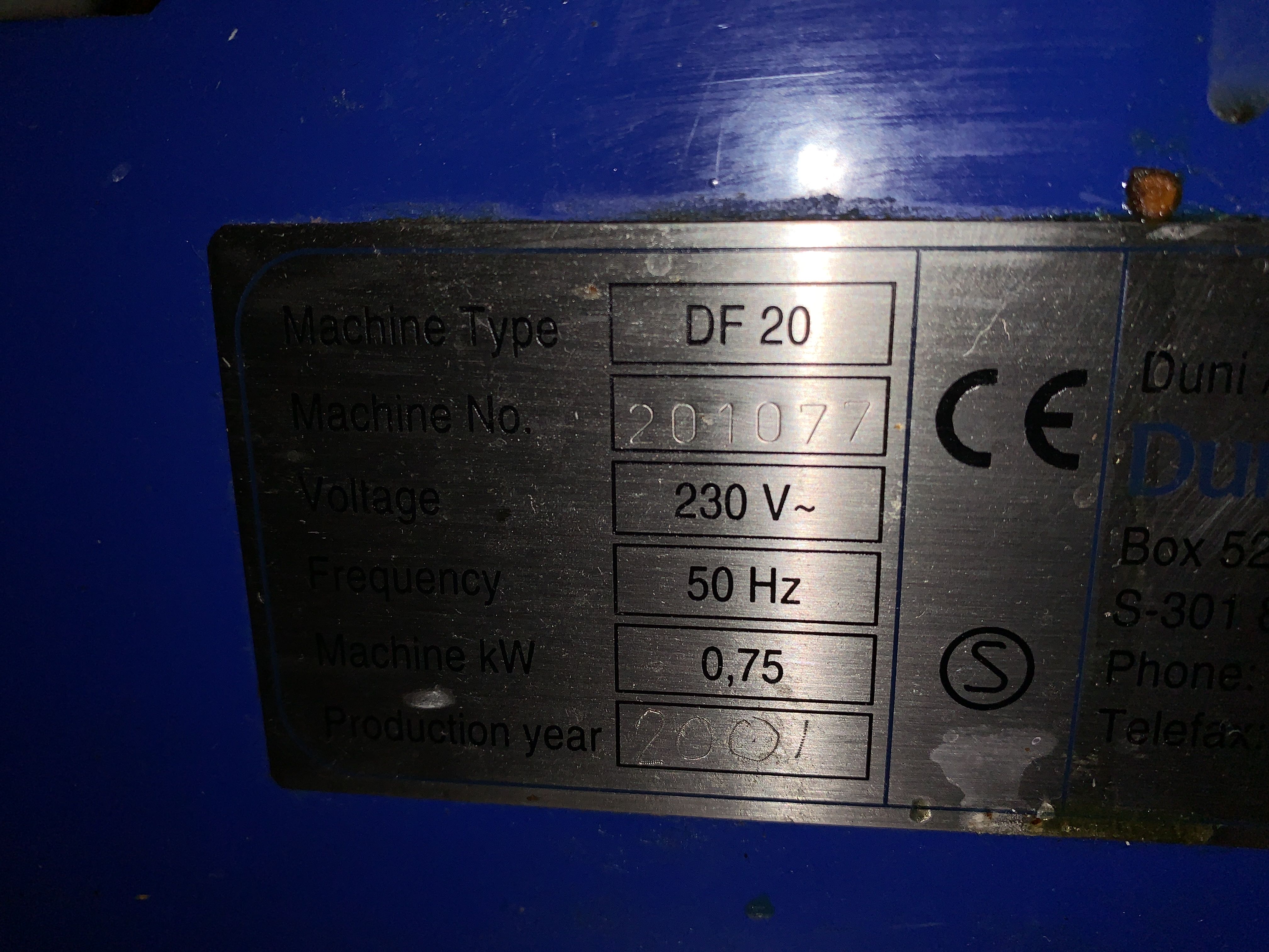 Förslutningsmaskin för matlådor Duniform DF20 - Auktioner online ...