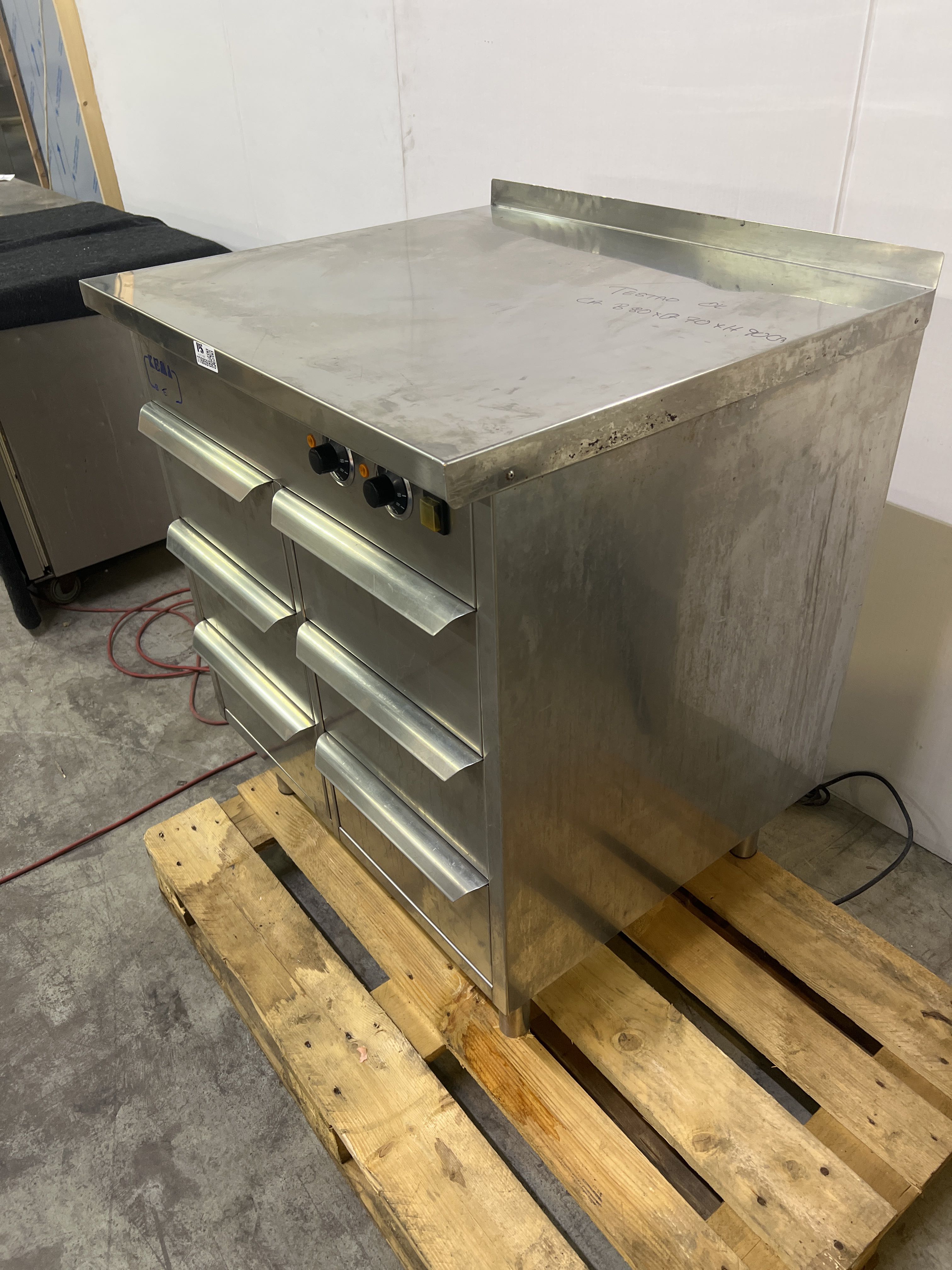 Heating bench with 6 drawers, Kema Blue Line. Tested, works - PS ...