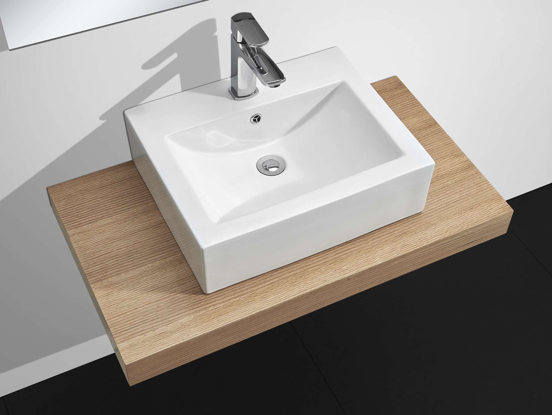 Kalmar oak 90 cm Worktop + wash basin - PS Auction - We value the ...