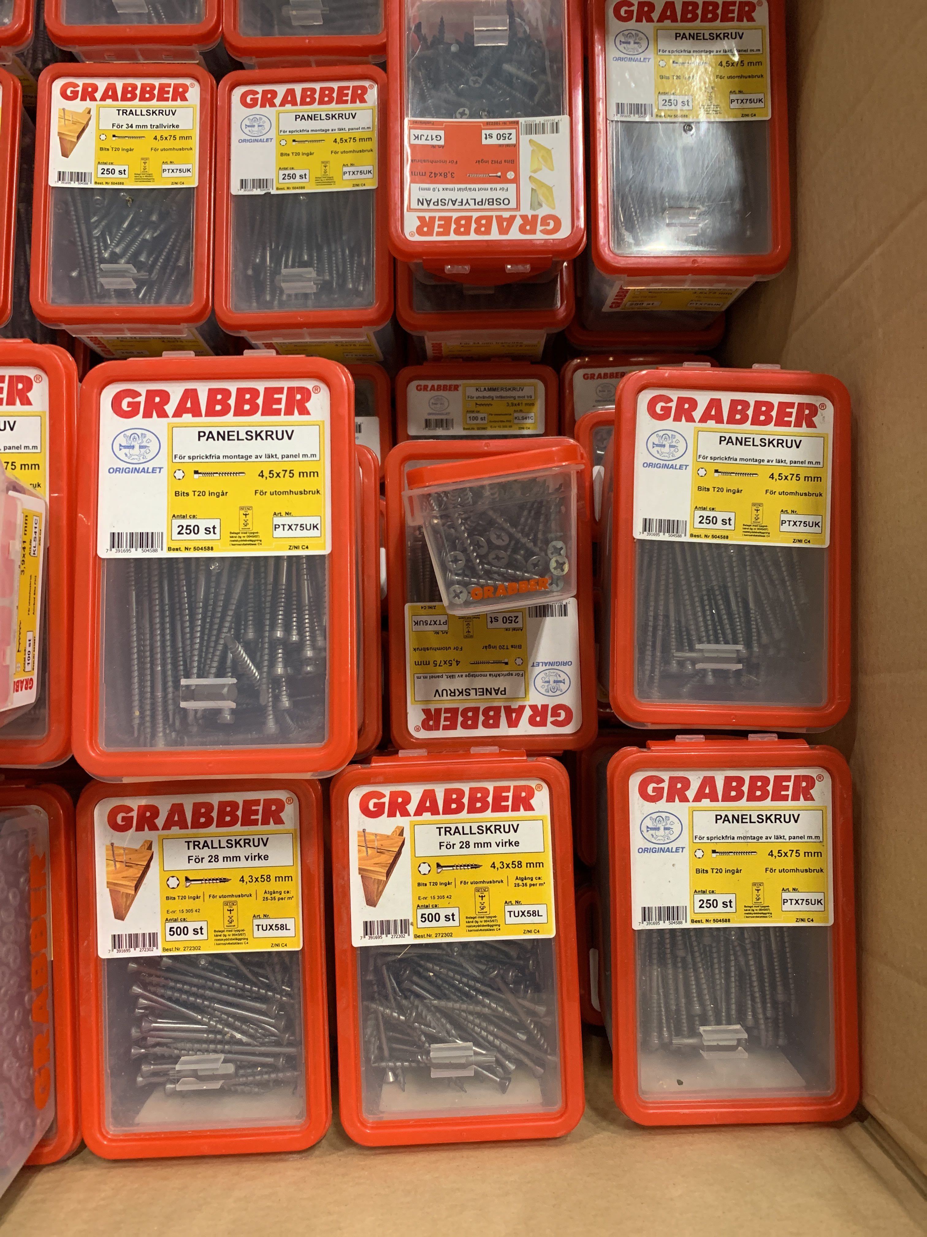 Truss screw, panel screw, staple screw & chip screw, Grabber - PS ...