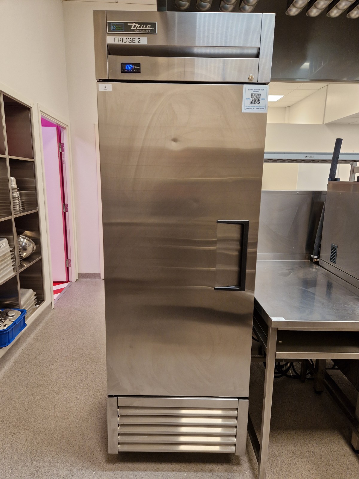 Stainless steel refrigerator True T-23-HC - PS Auction - We value the ...