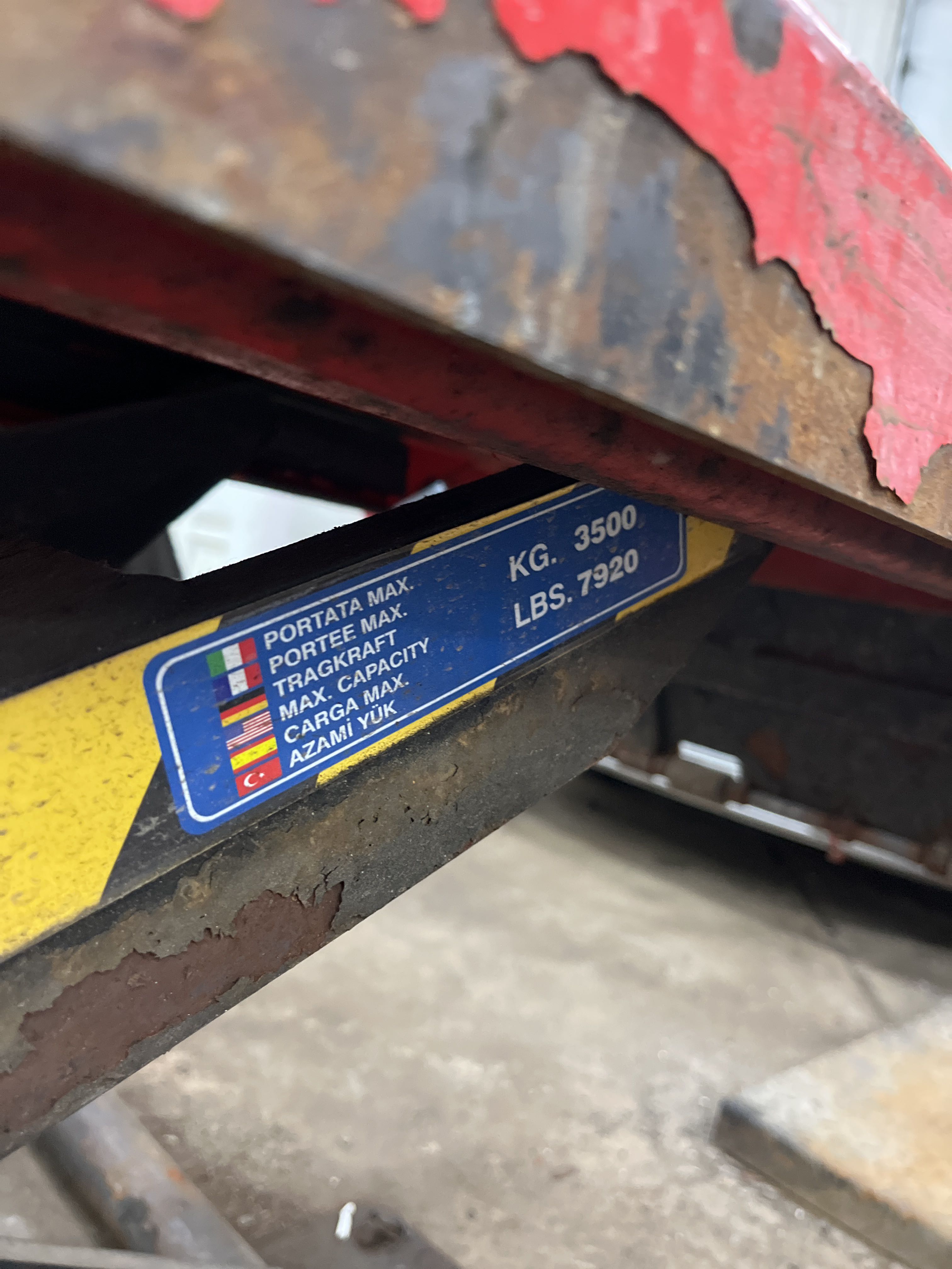 Saxlyft 3,5 Ton - Nitromac SS3500 - 2018 - Auktioner online ...