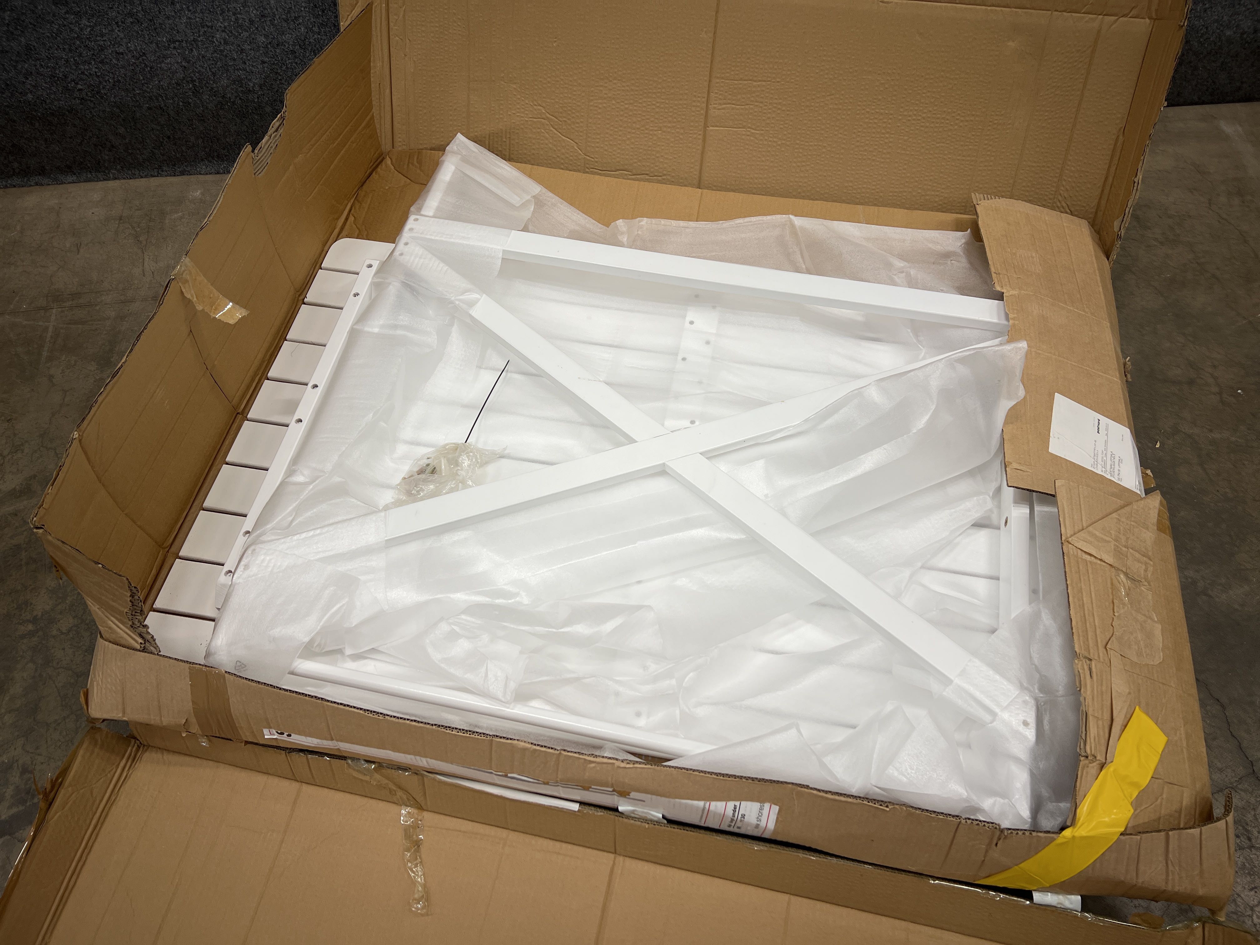 Ihopvikbart utebord Haväng / Knohult 125 cm - Vit - Auktioner online ...