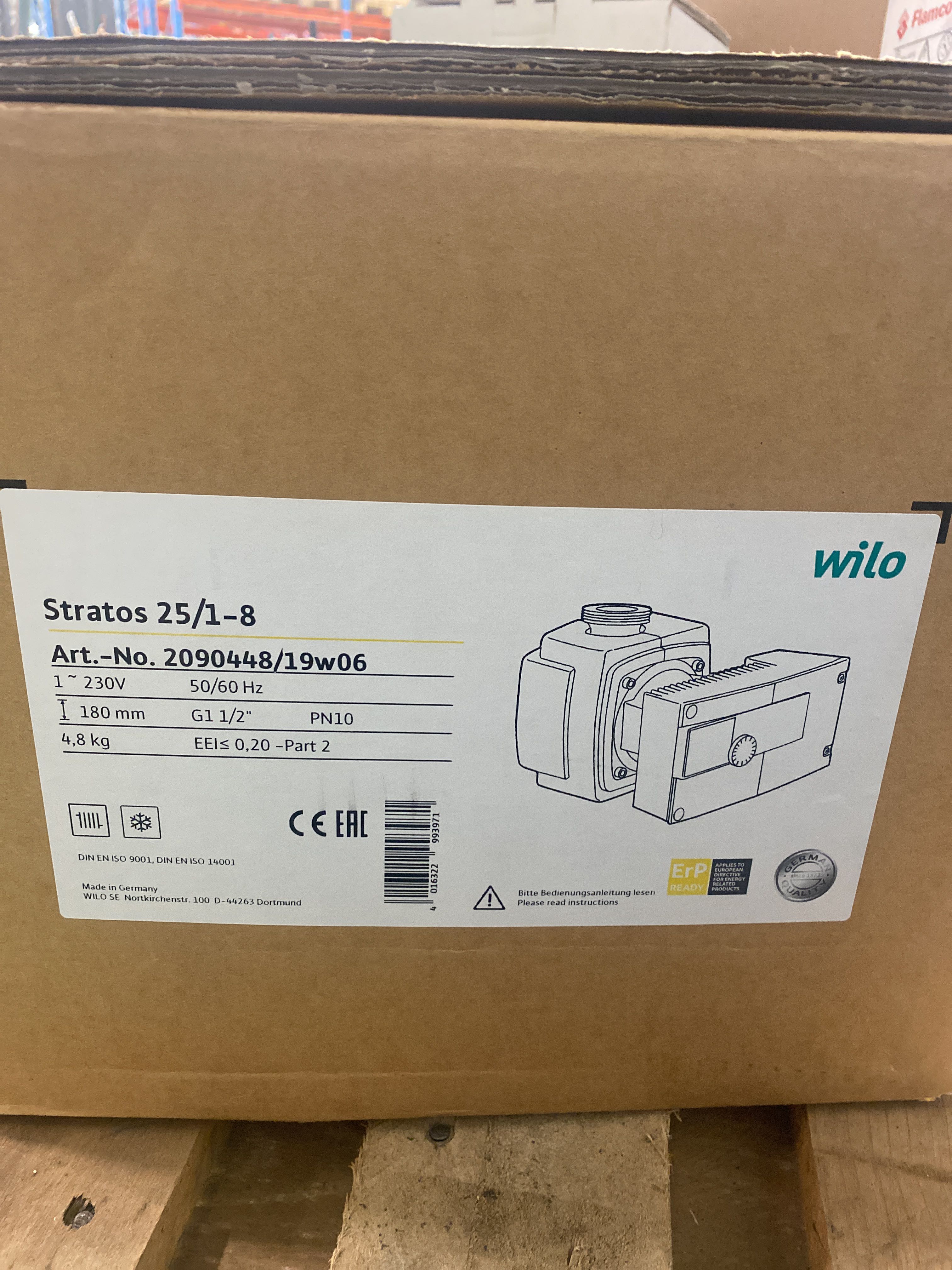 Circulation pump Stratos 25/1-8 - PS Auction - We value the future ...