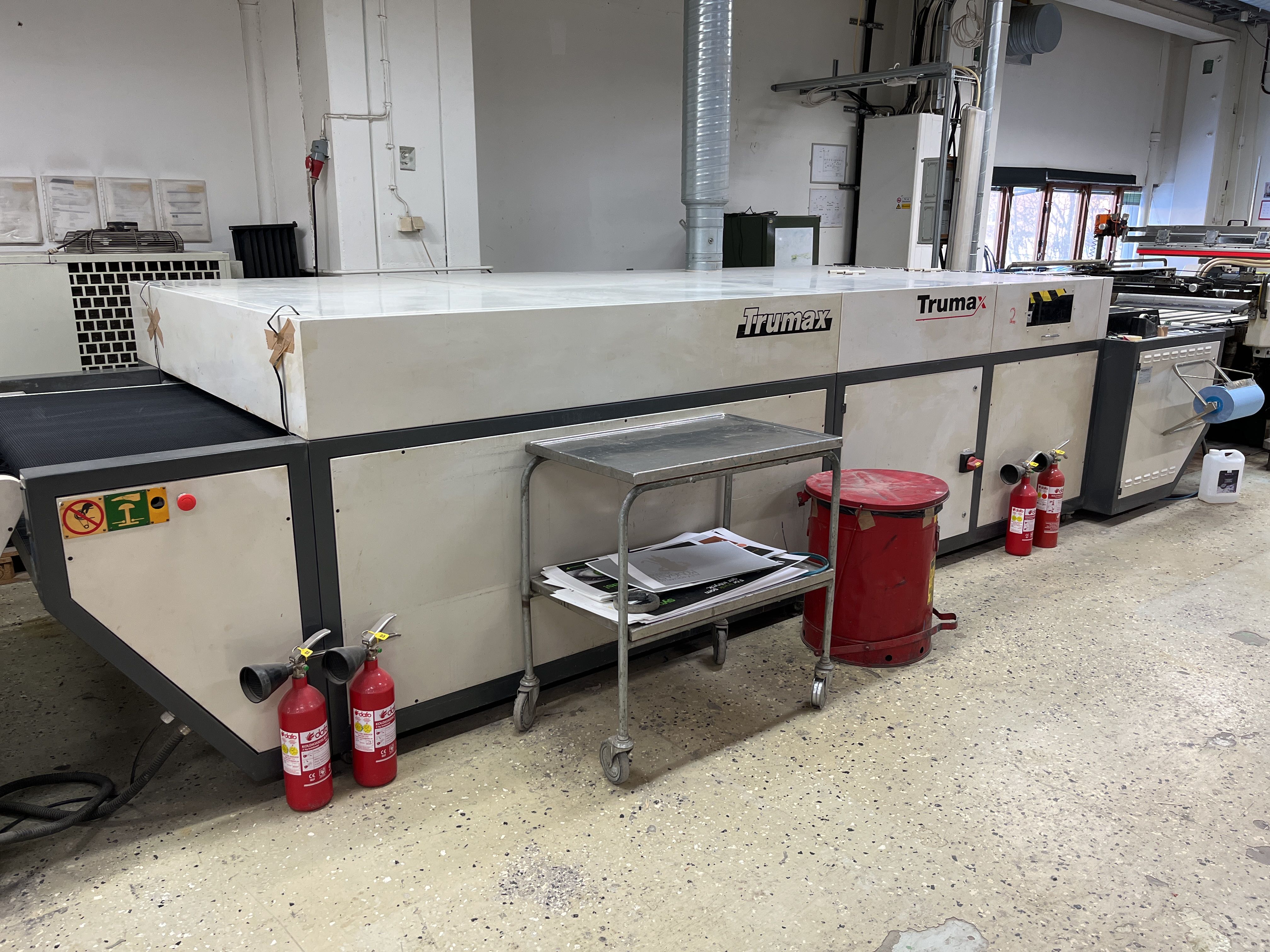 Screen printing line Sakurai, STRO-102A x Trumax - PS Auction - We ...