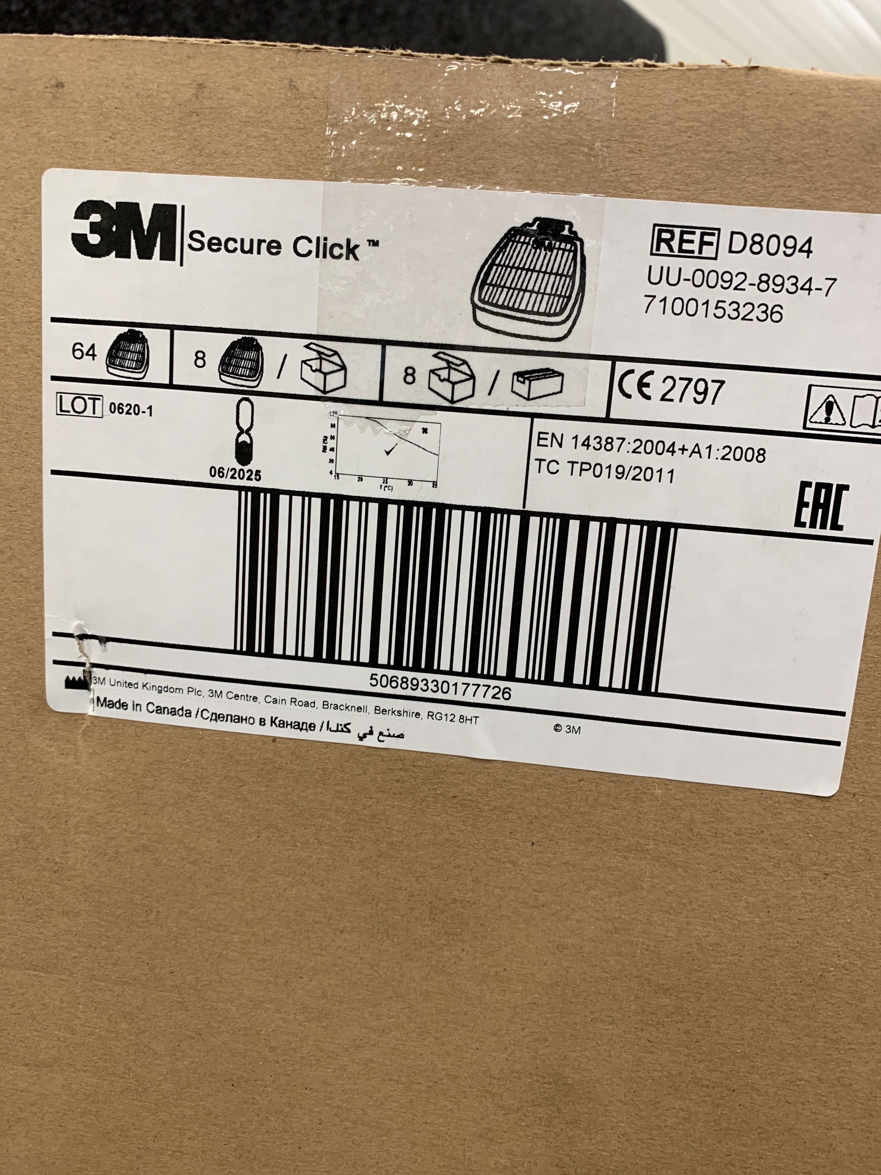 64 pcs Combination filter 3M Secure Click D8094 - PS Auction - We value ...