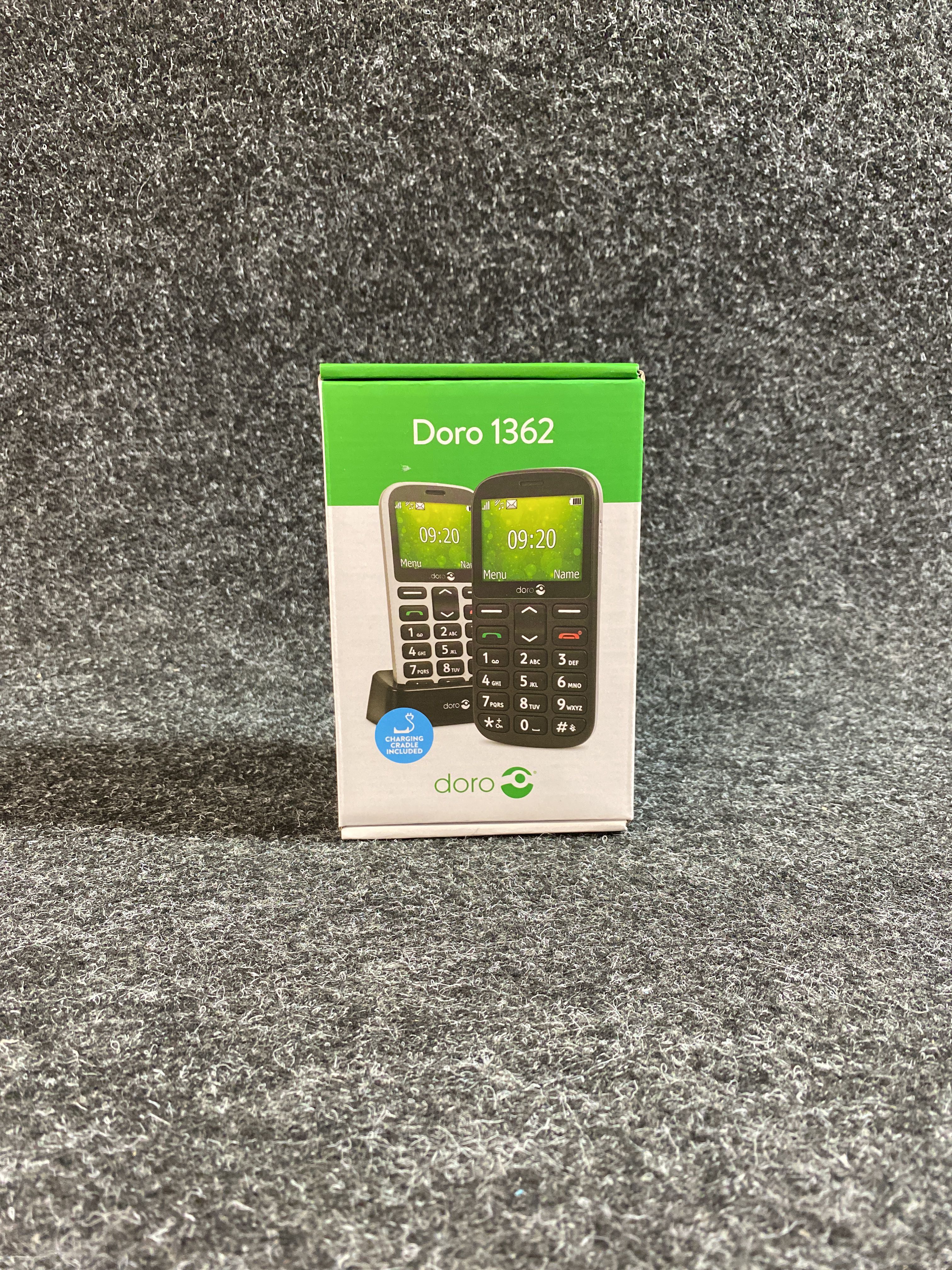 Enkel knapptelefon Doro 1362 Svart - Auktioner online - Nätauktioner ...