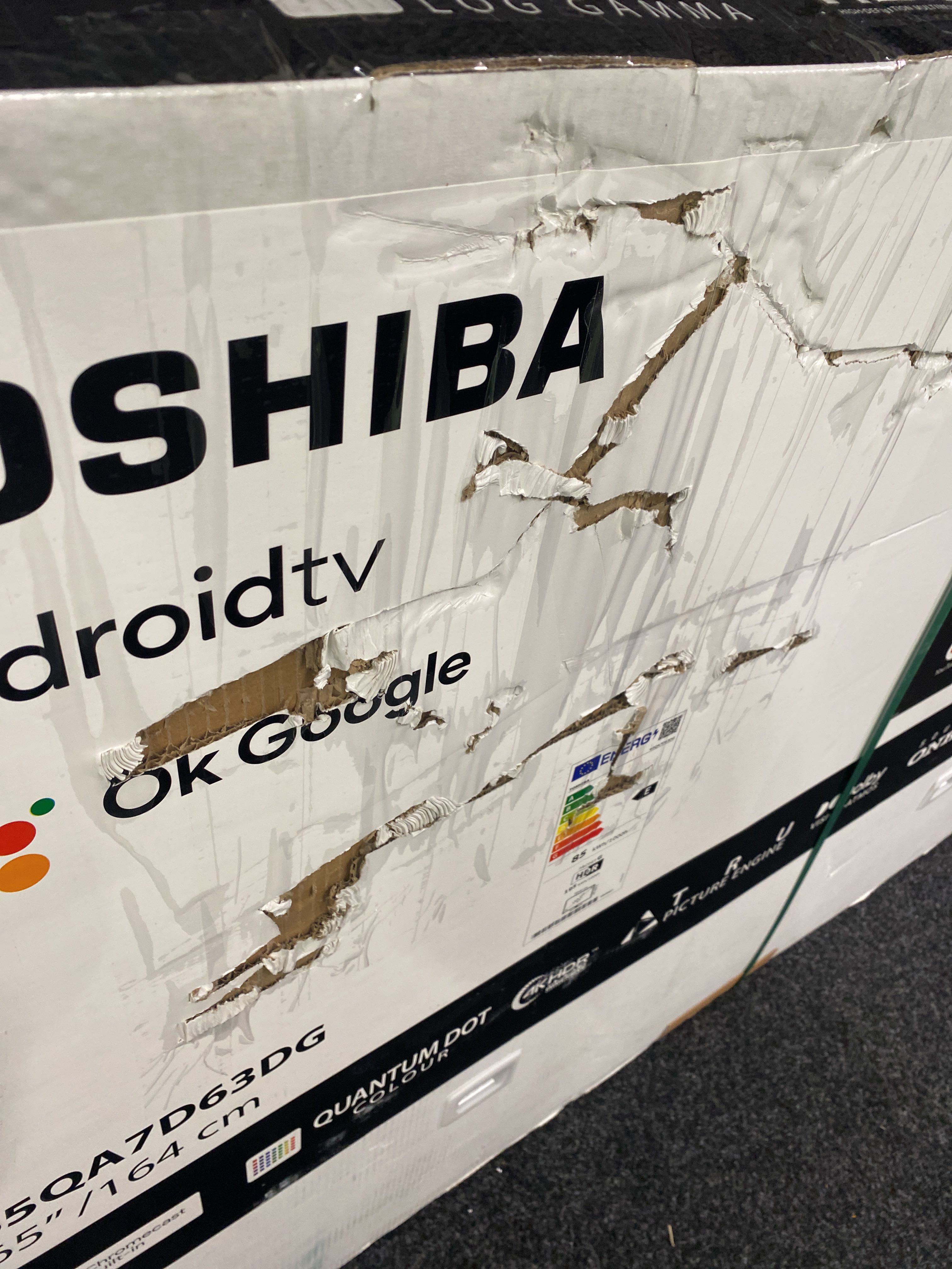 65" 4K QLED Android™ Smart TV Toshiba 65QA7D63DG - PS Auction - We value the future - Largest in ...