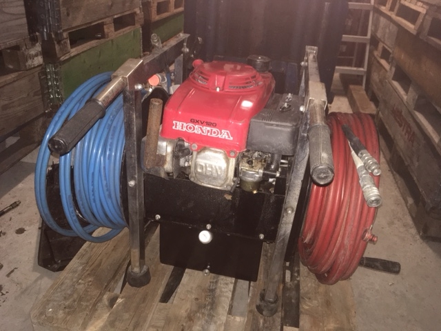 Honda bensindrivet hydraulaggregat GXV120 - Auktioner online ...