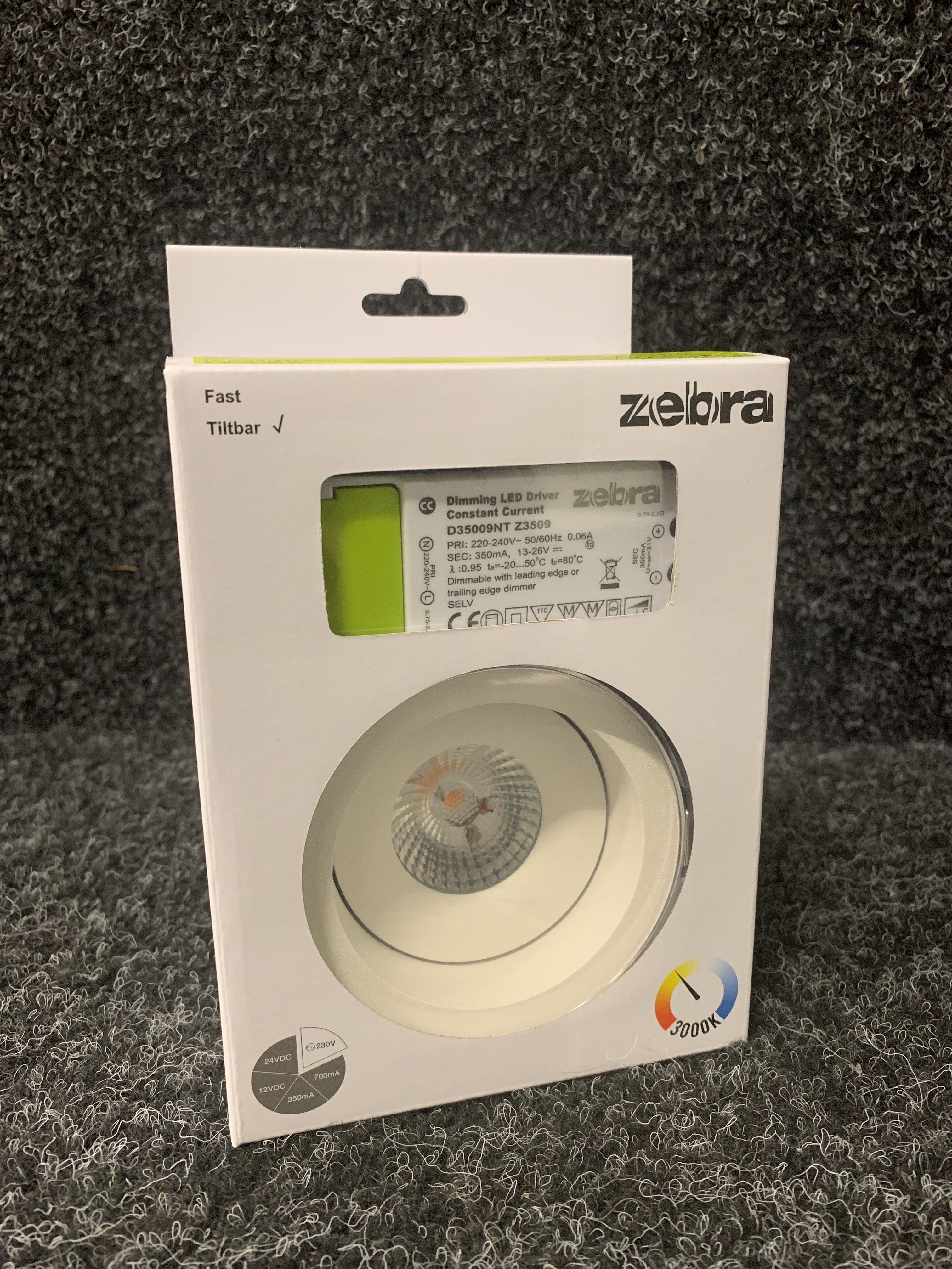 6 Downlight Linz Deep 6.5W complete LED, Zebra - PS Auction - We value ...