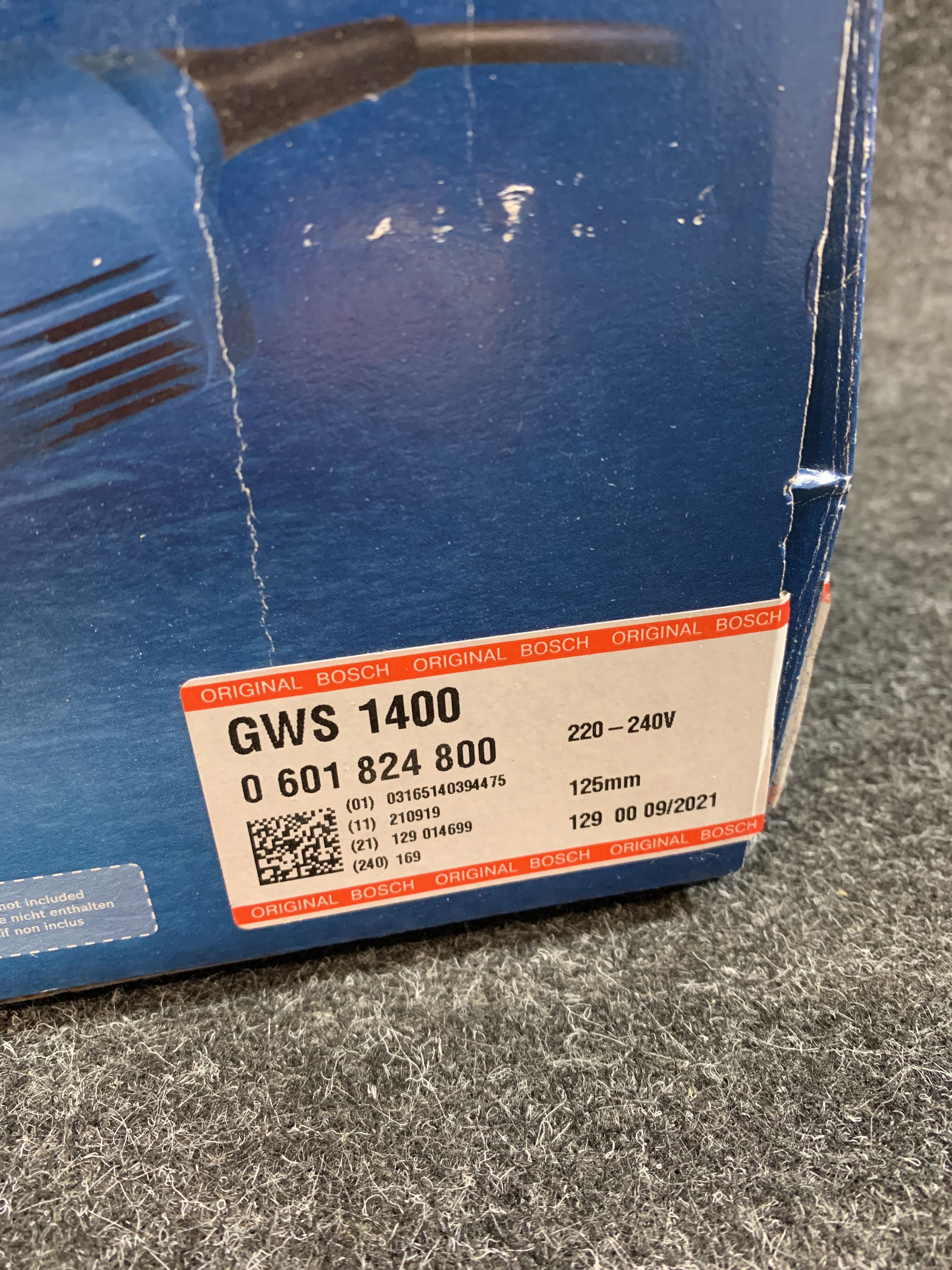Angle grinder Bosch GWS 1400 - PS Auction - We value the future ...
