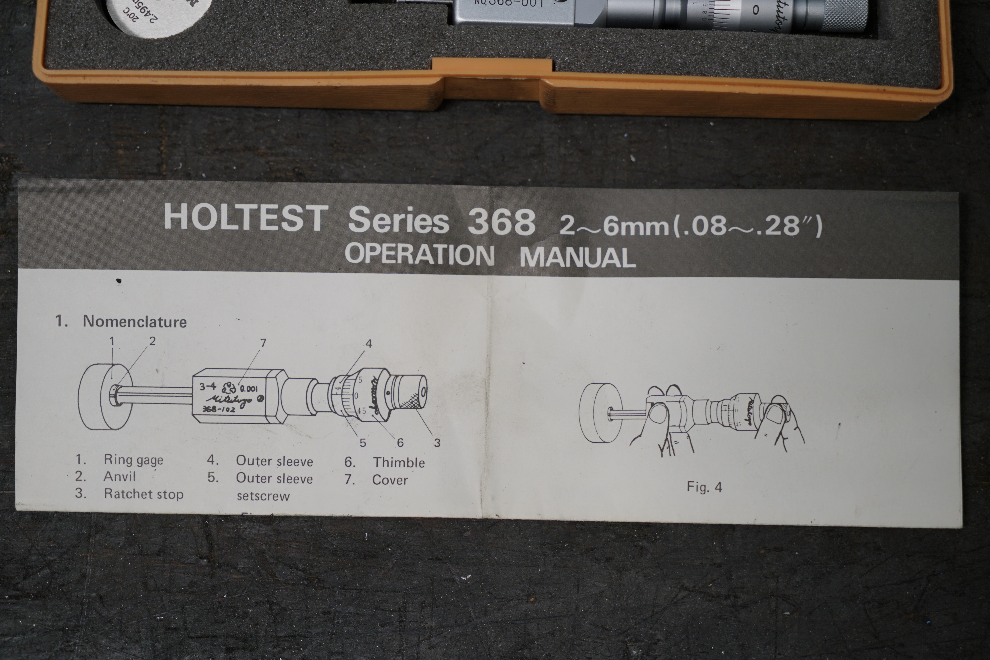 Inside micrometer Mitutoyo Holtest Series 368 – 2–3 mm - PS Auction ...