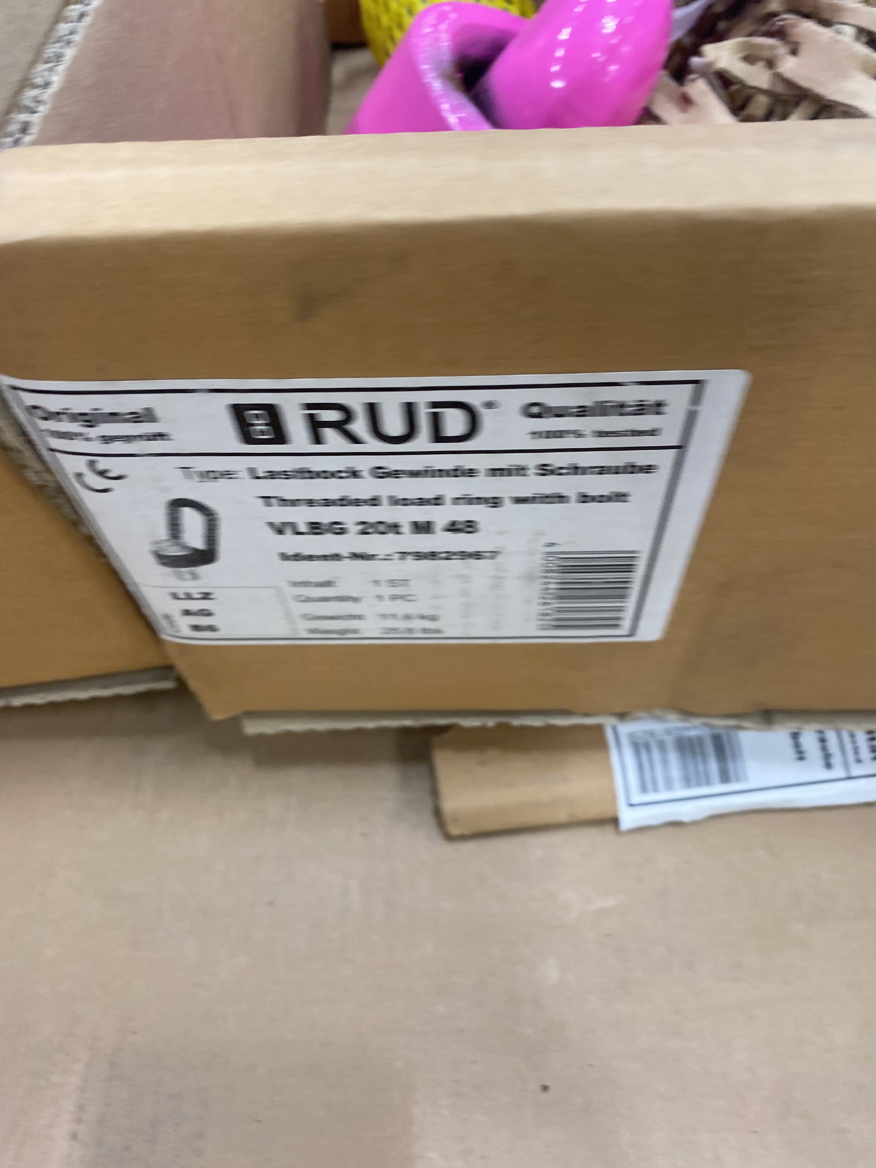 5 lifting eyes RUD VLBG 20Ton M48 - PS Auction - We value the future - Largest in net auctions